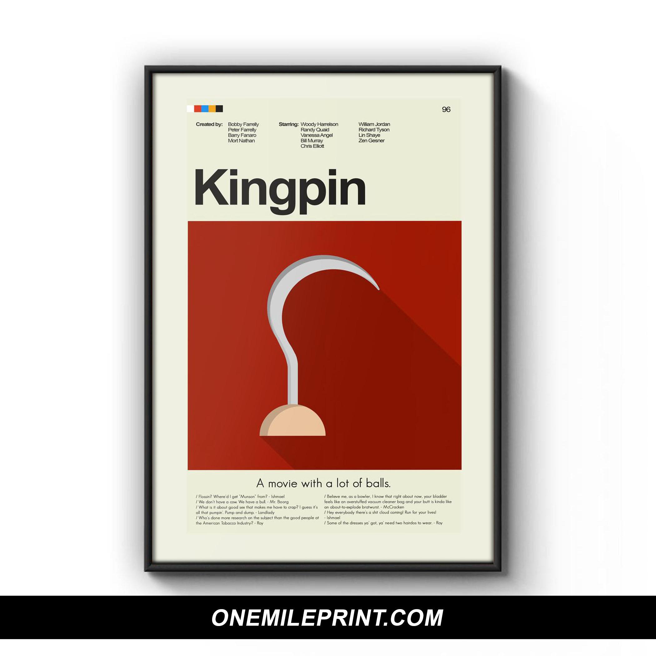 Mid Century Modern Kingpin Movie Poster