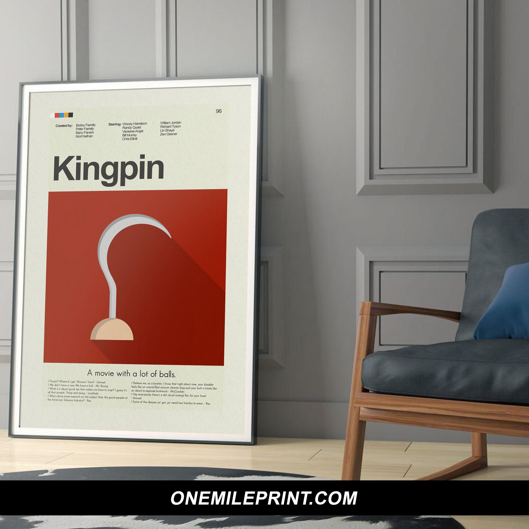 Mid Century Modern Kingpin Movie Poster