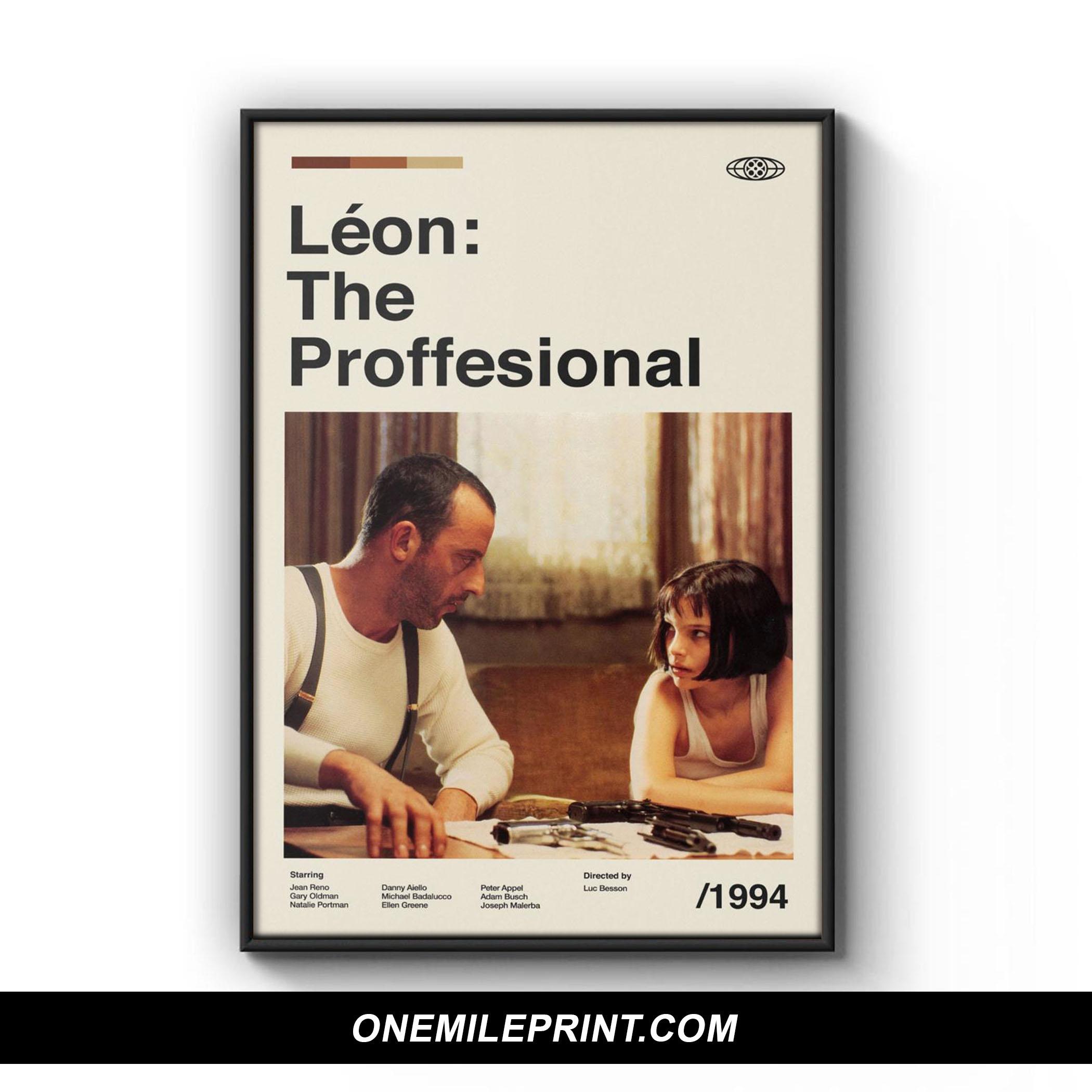 Midcentury Léon: The Professional Movie Poster