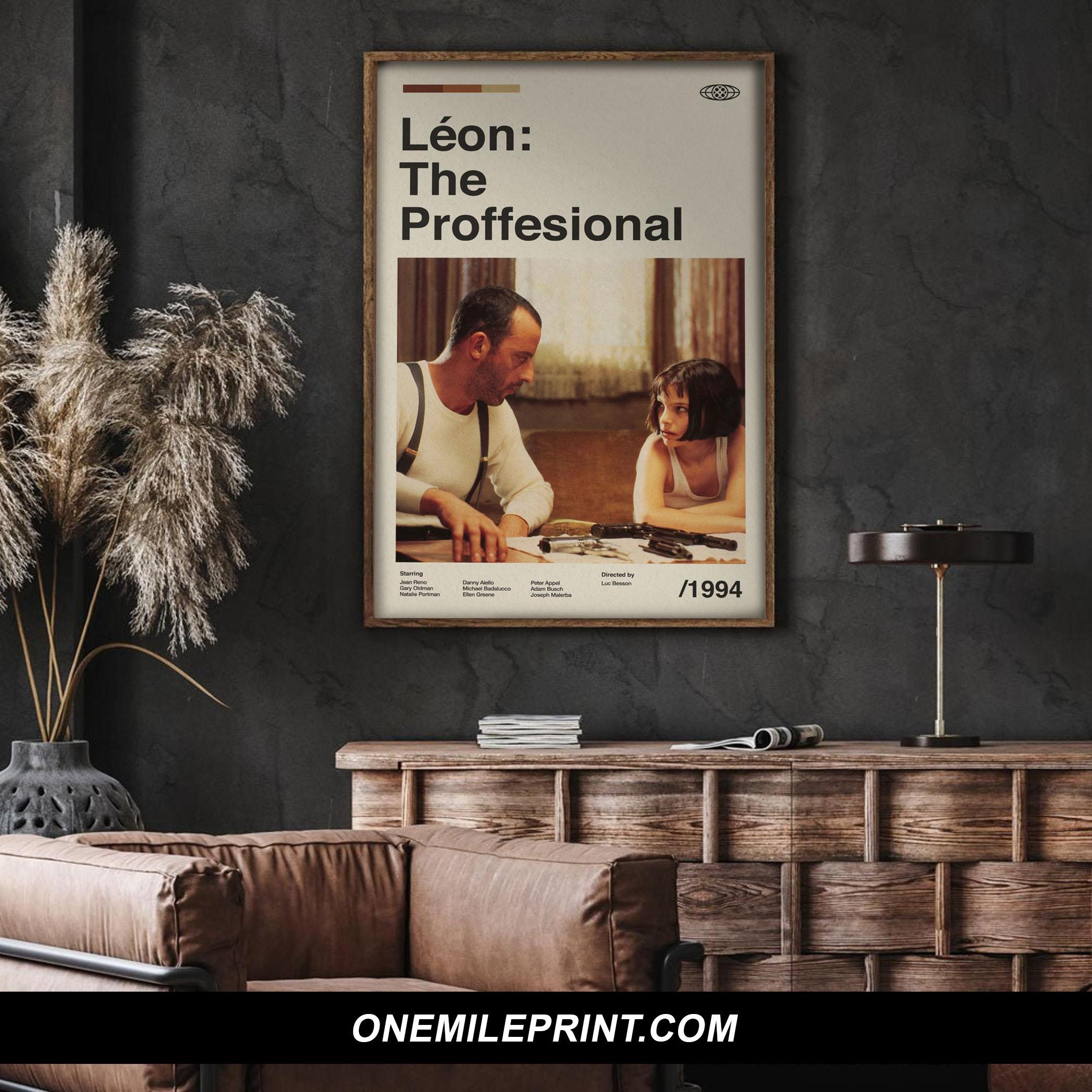 Midcentury Léon: The Professional Movie Poster