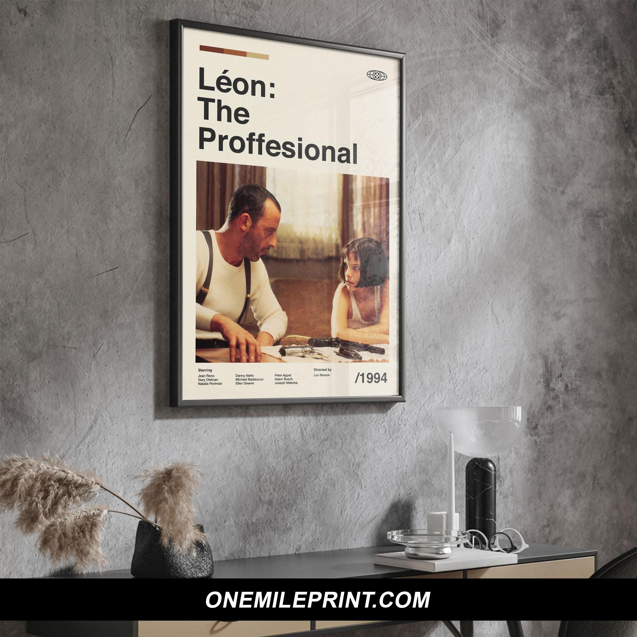 Midcentury Léon: The Professional Movie Poster