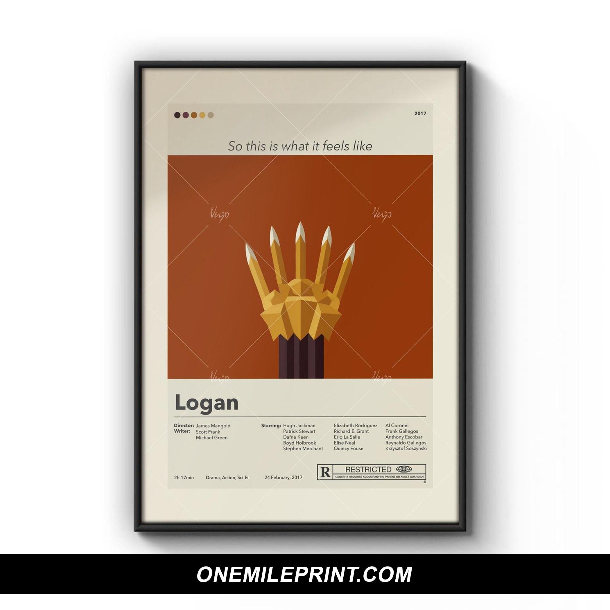 Minimalist Logan Movie Poster