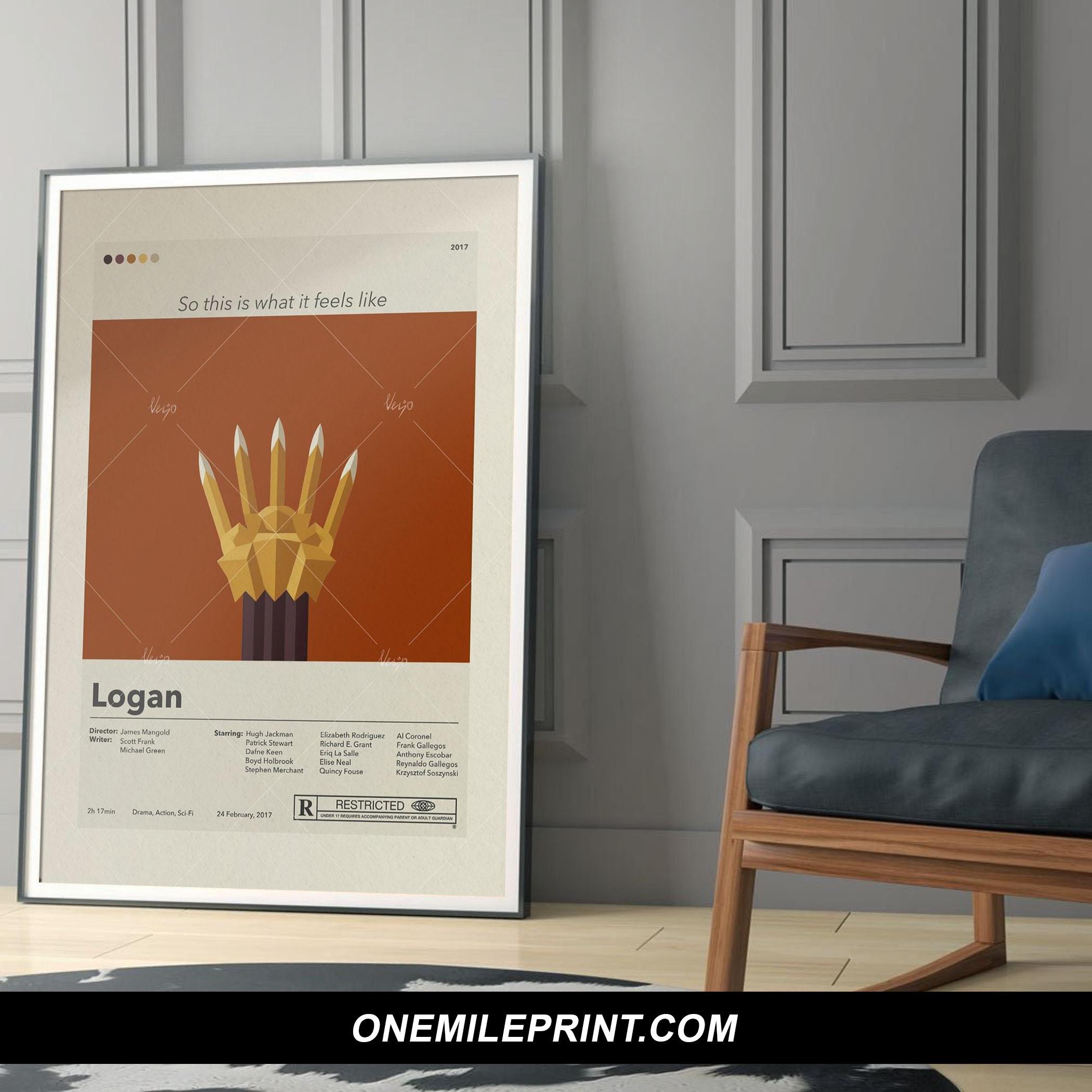 Minimalist Logan Movie Poster