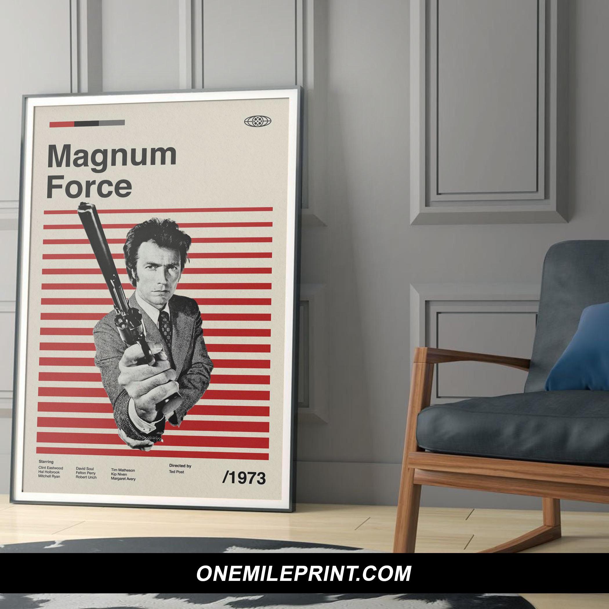 Midcentury Magnum Force Movie Poster