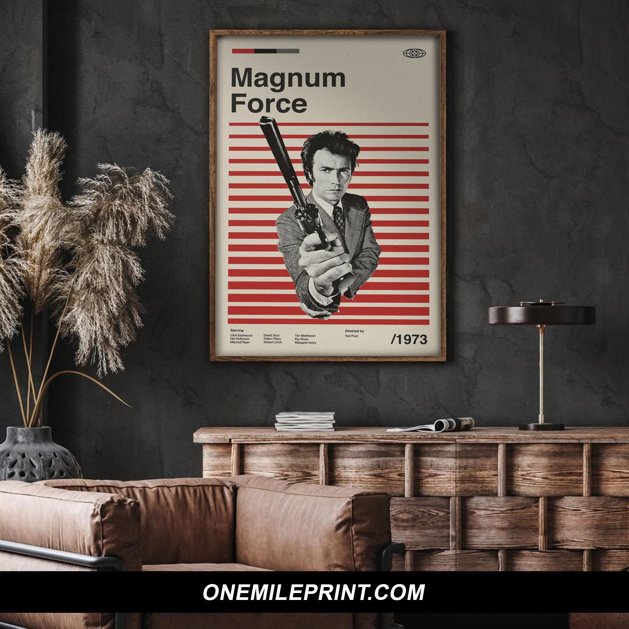 Midcentury Magnum Force Movie Poster