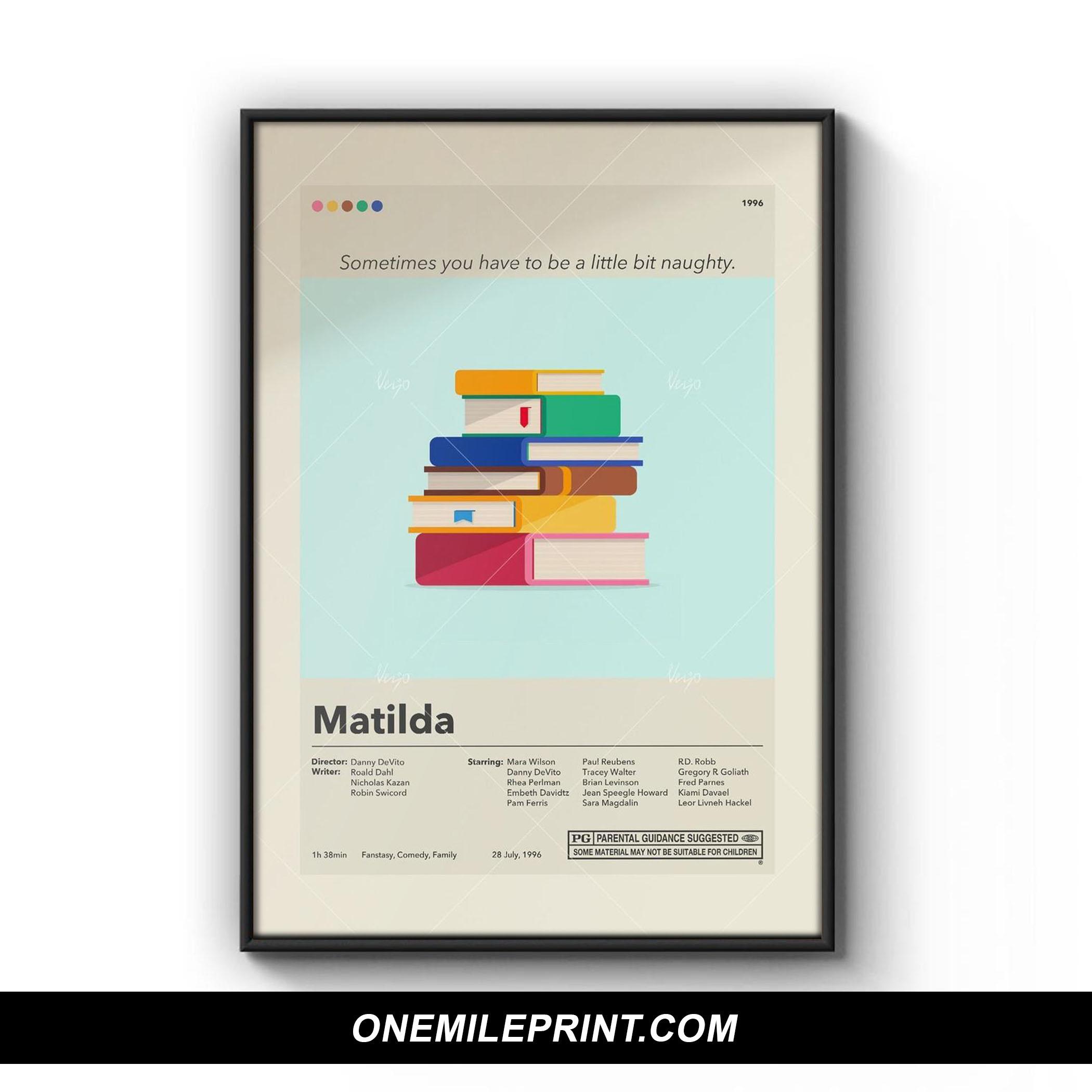 Minimalist Matilda Movie Poster