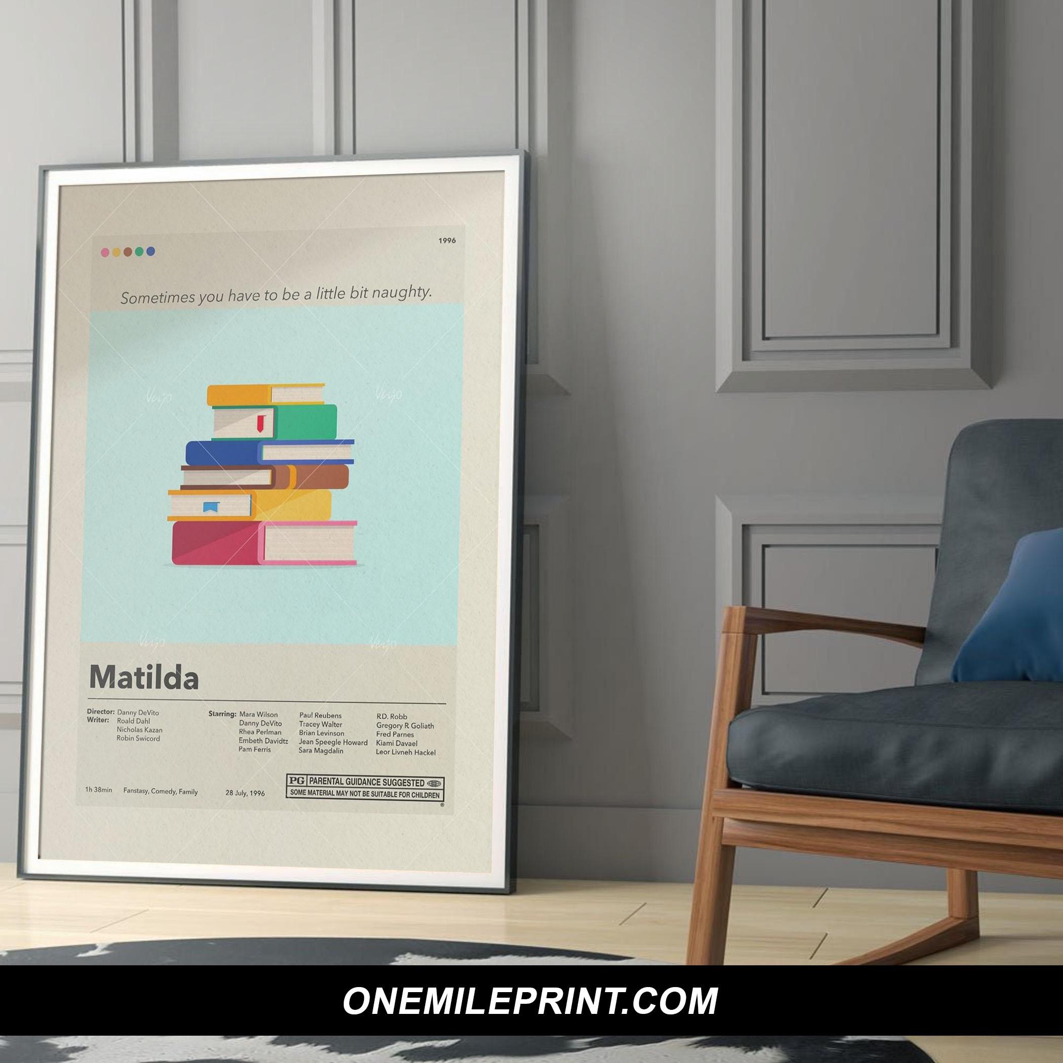 Minimalist Matilda Movie Poster
