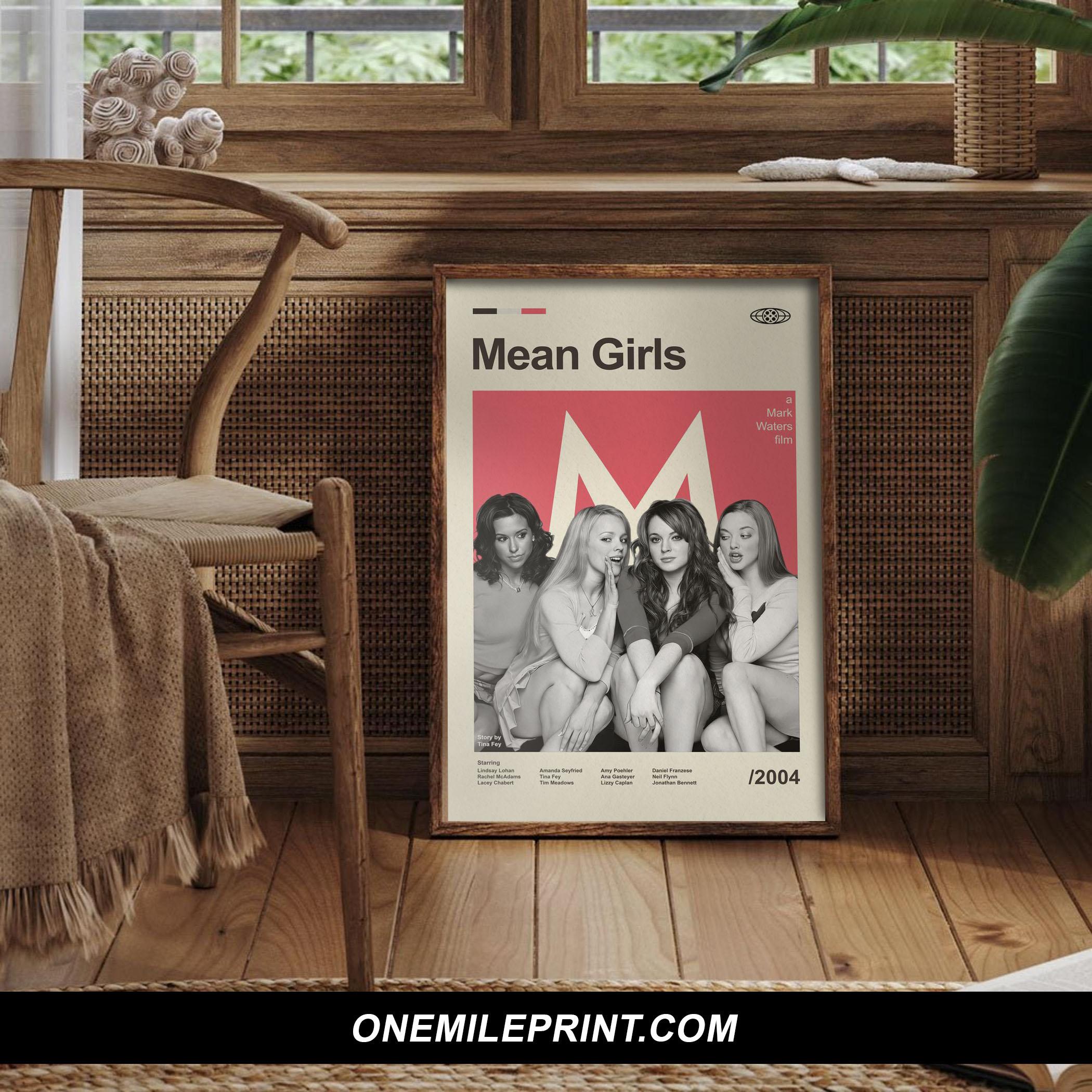 Mid Century Mean Girls Movie Poster
