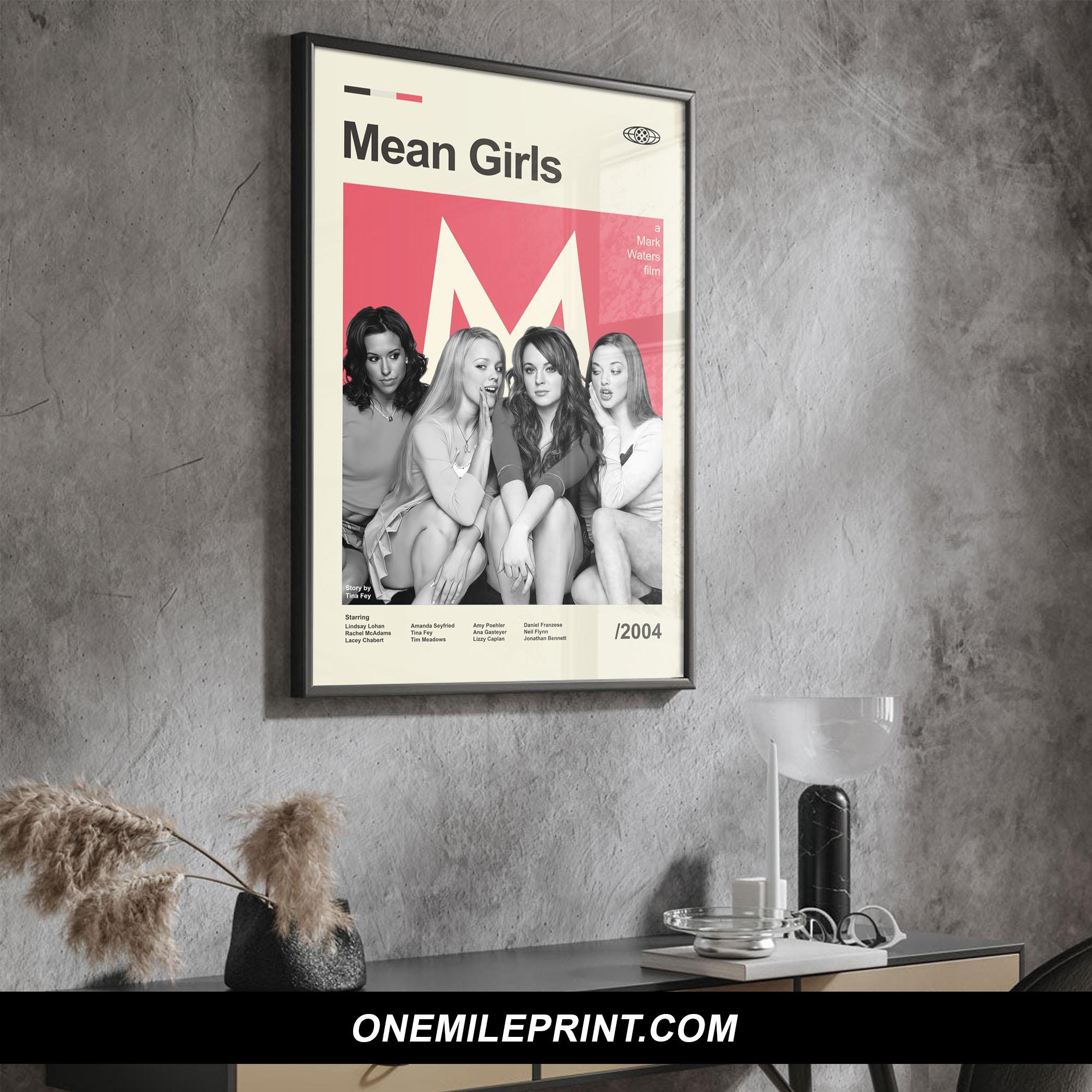 Mid Century Mean Girls Movie Poster