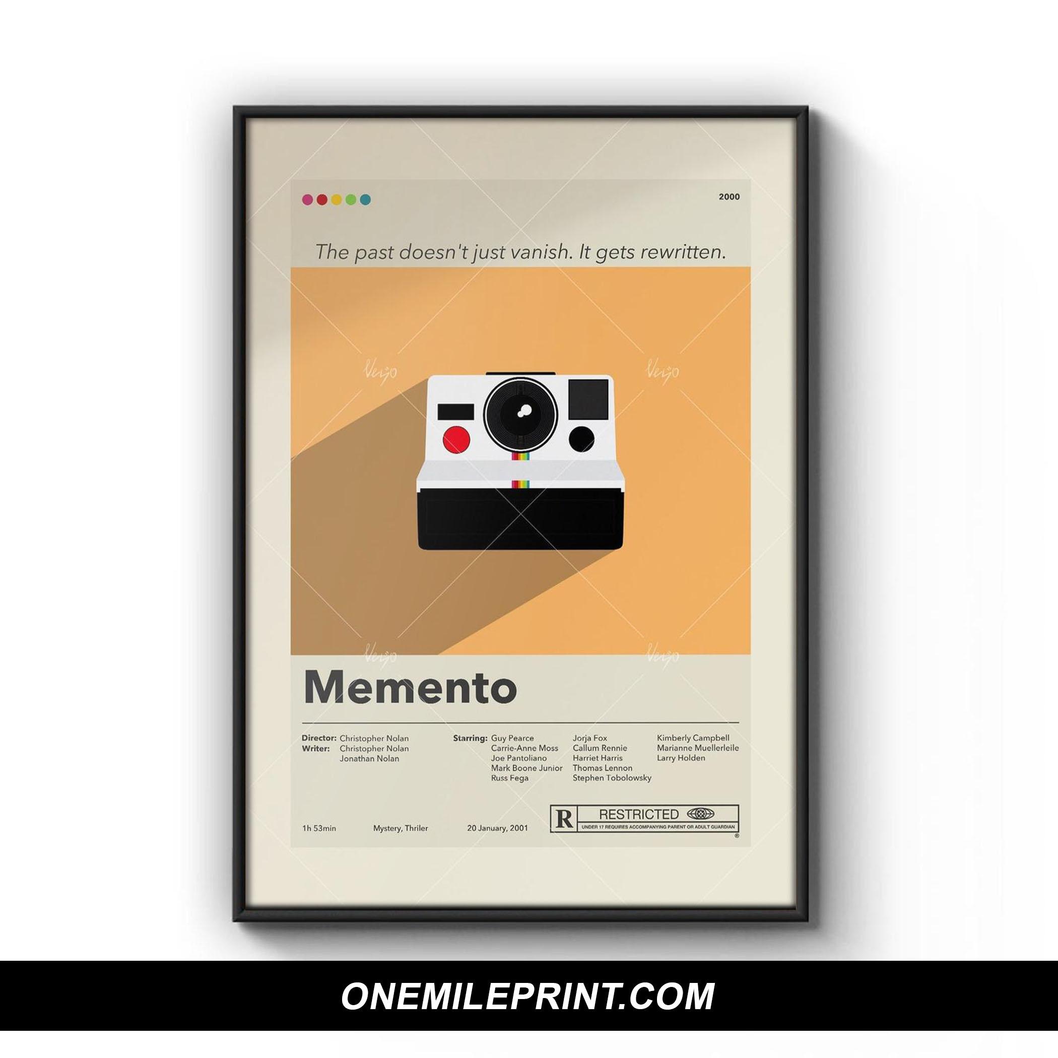 Minimalist Memento Movie Poster