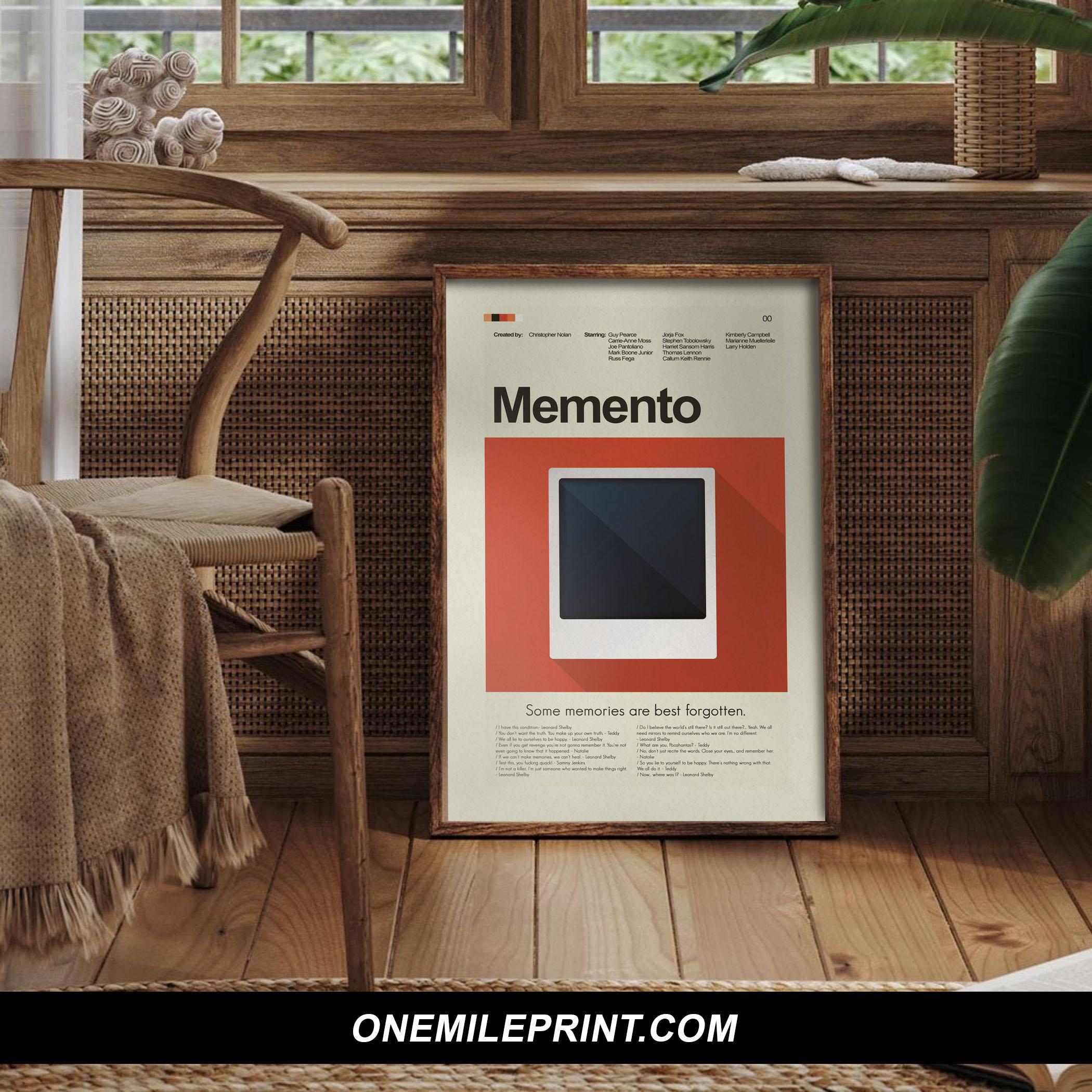 Mid Century Modern Memento Movie Poster