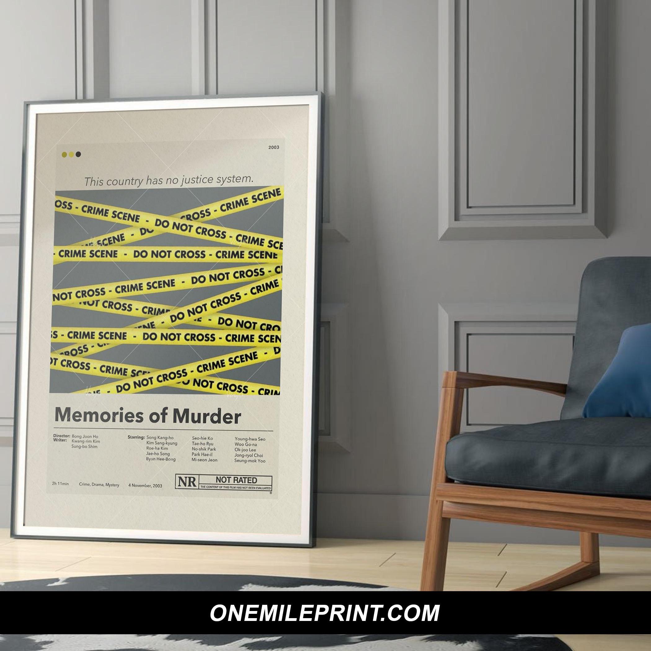 Minimalist Memories of Murder Movie Poster