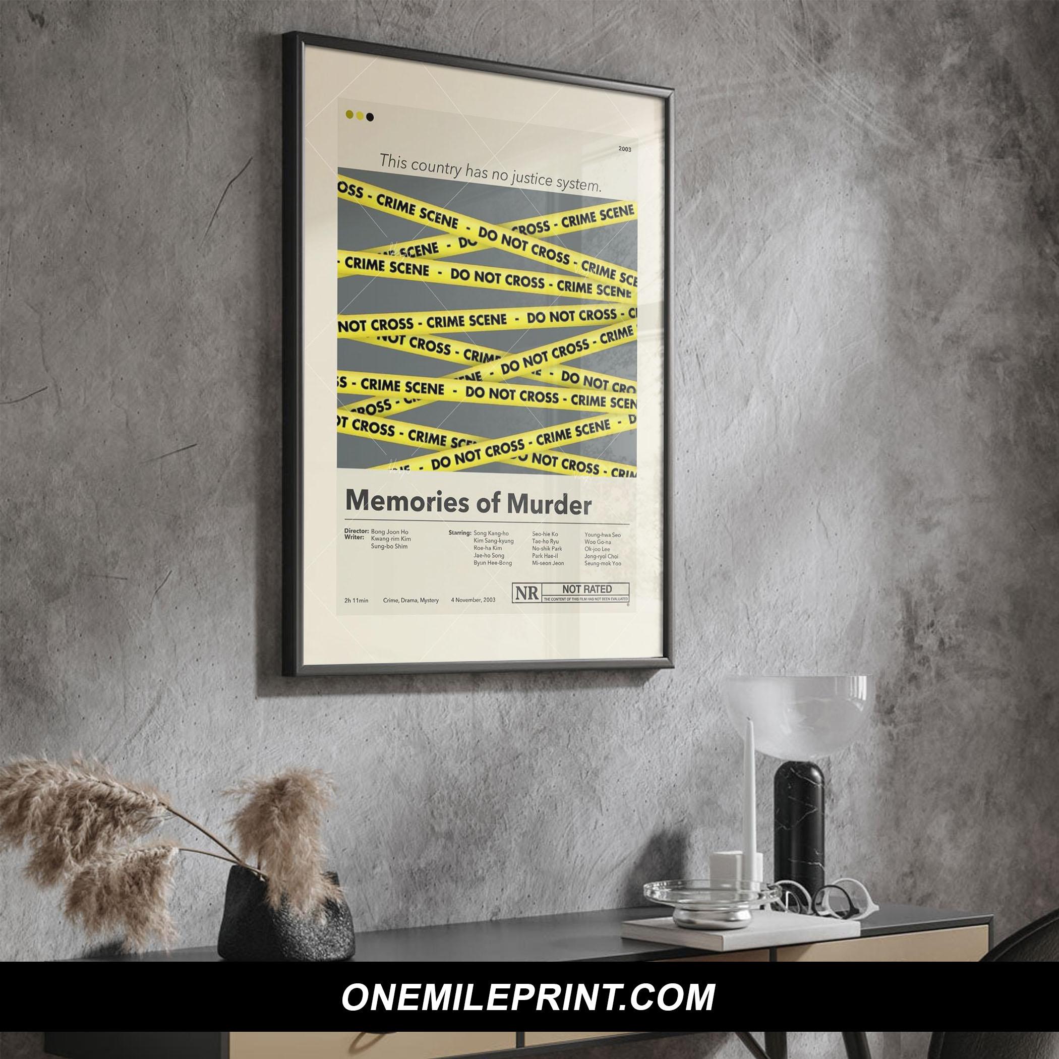 Minimalist Memories of Murder Movie Poster