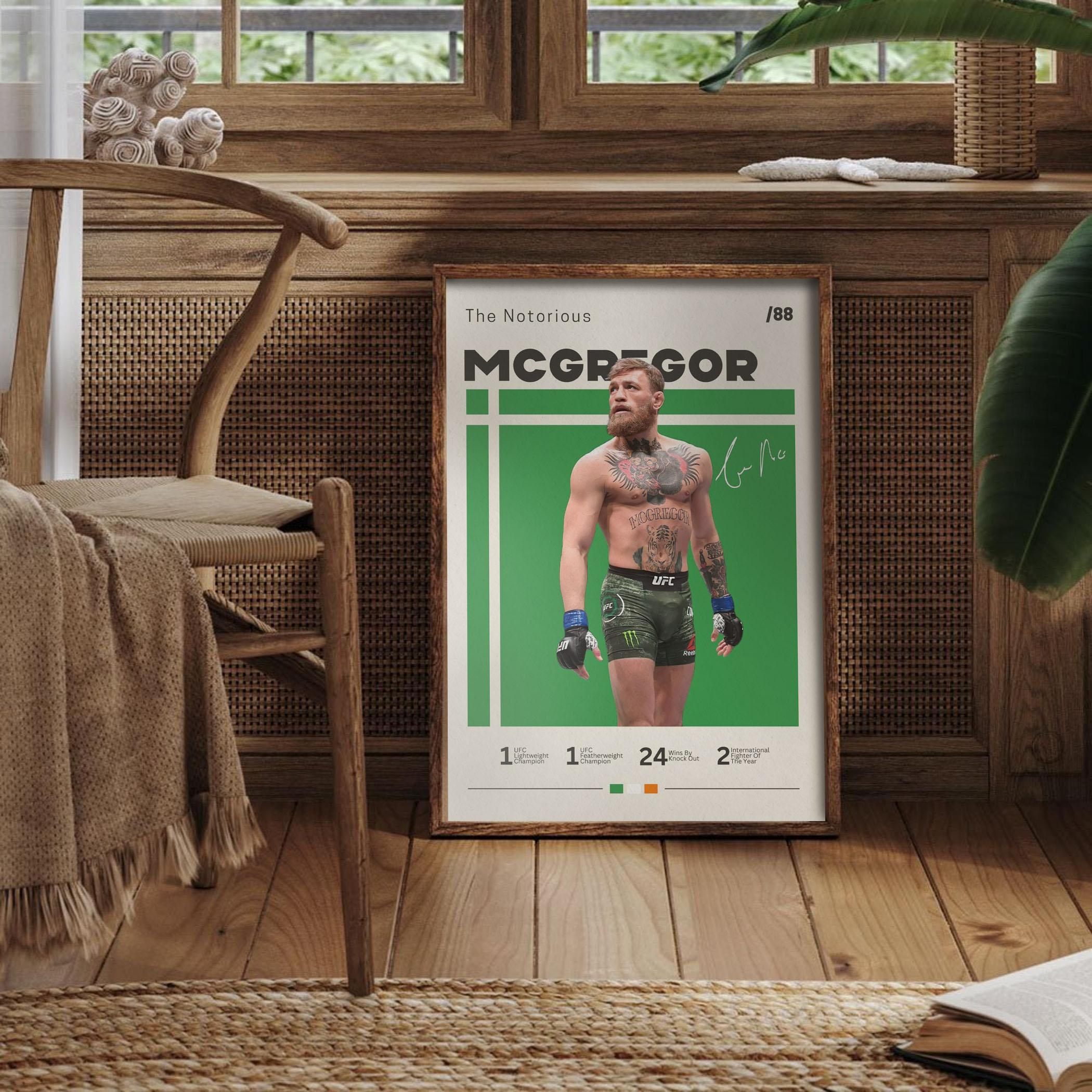 Mid Century Conor McGregor UFC Poster