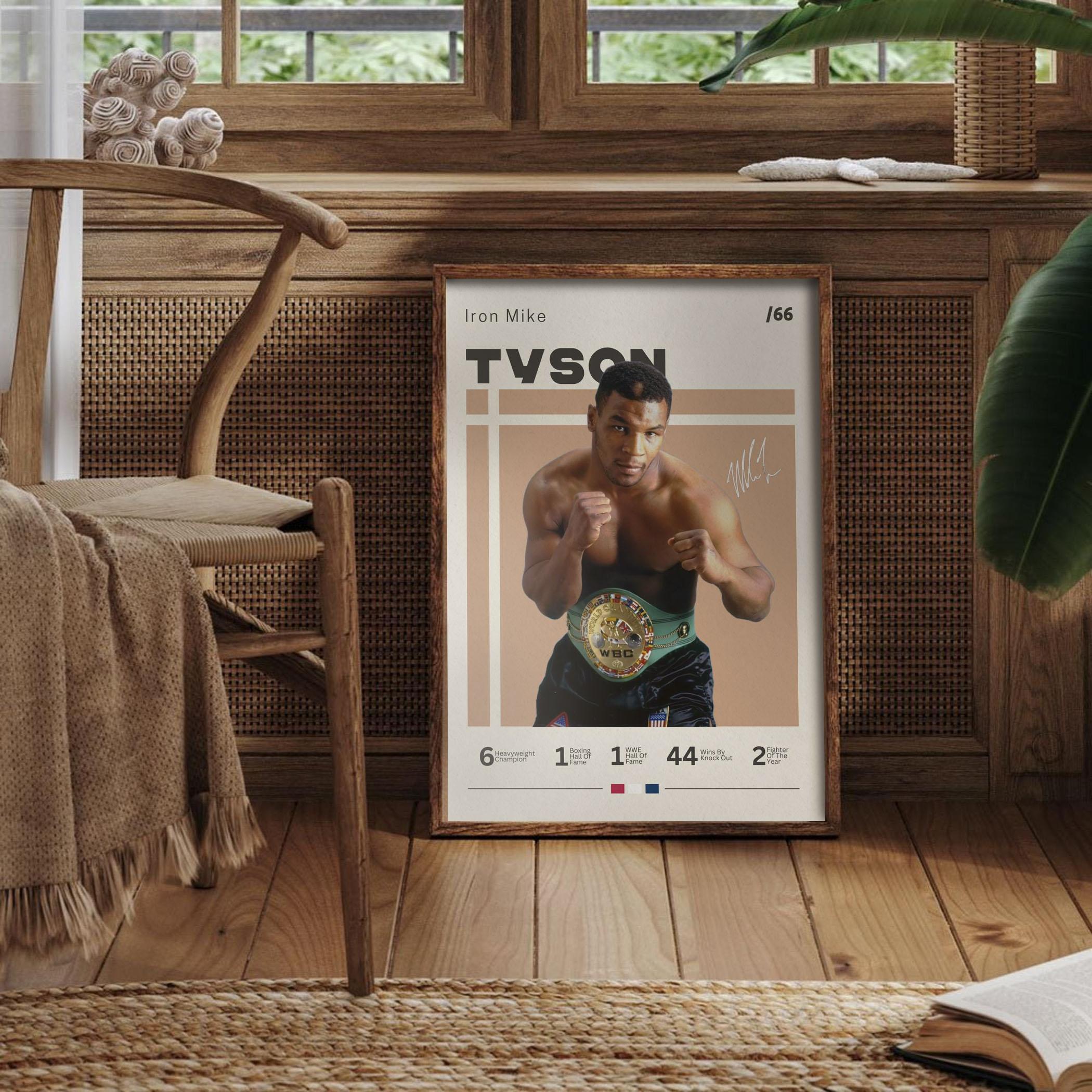 Mid Century Mike Tyson Poster