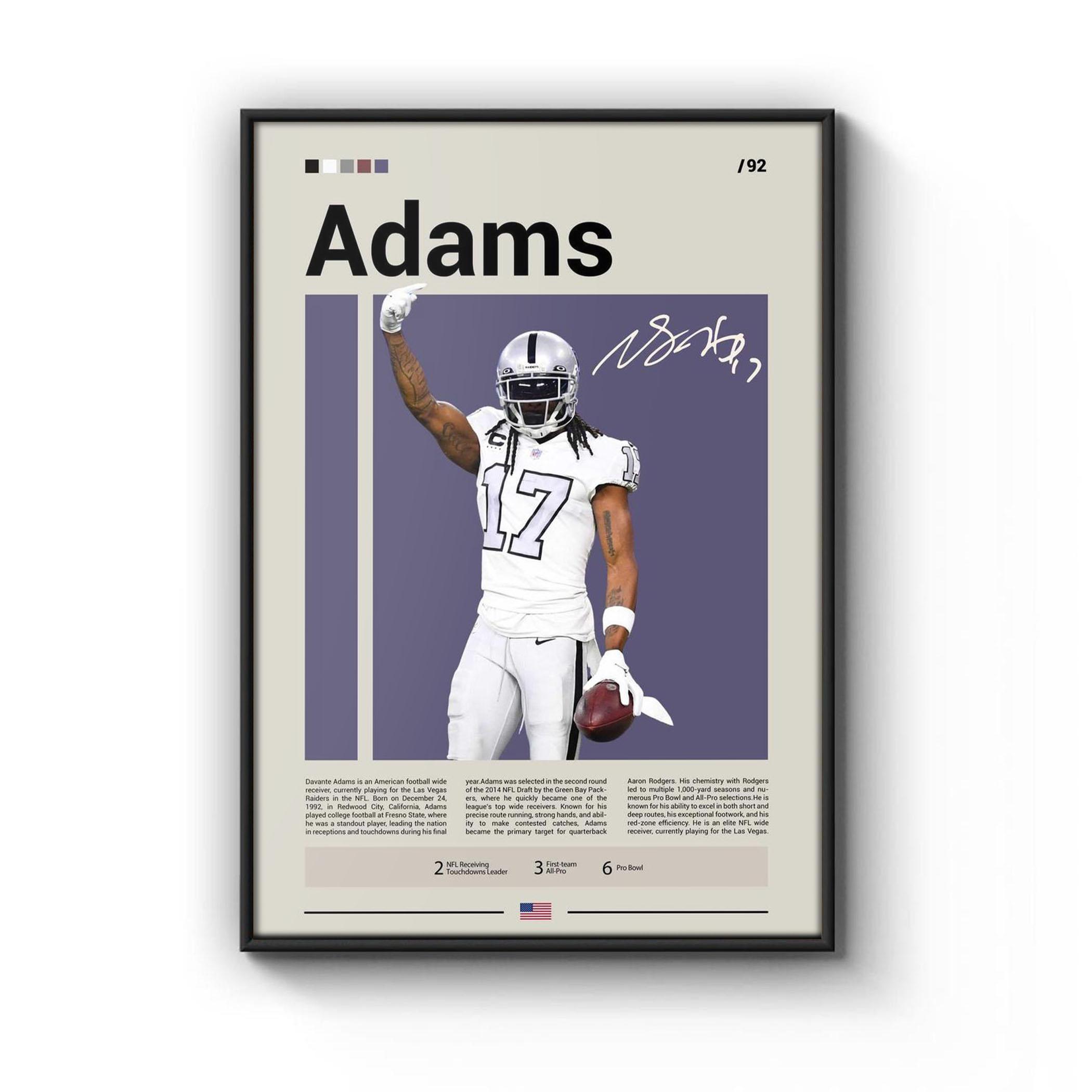 Minimalist Adams LA Rams Poster