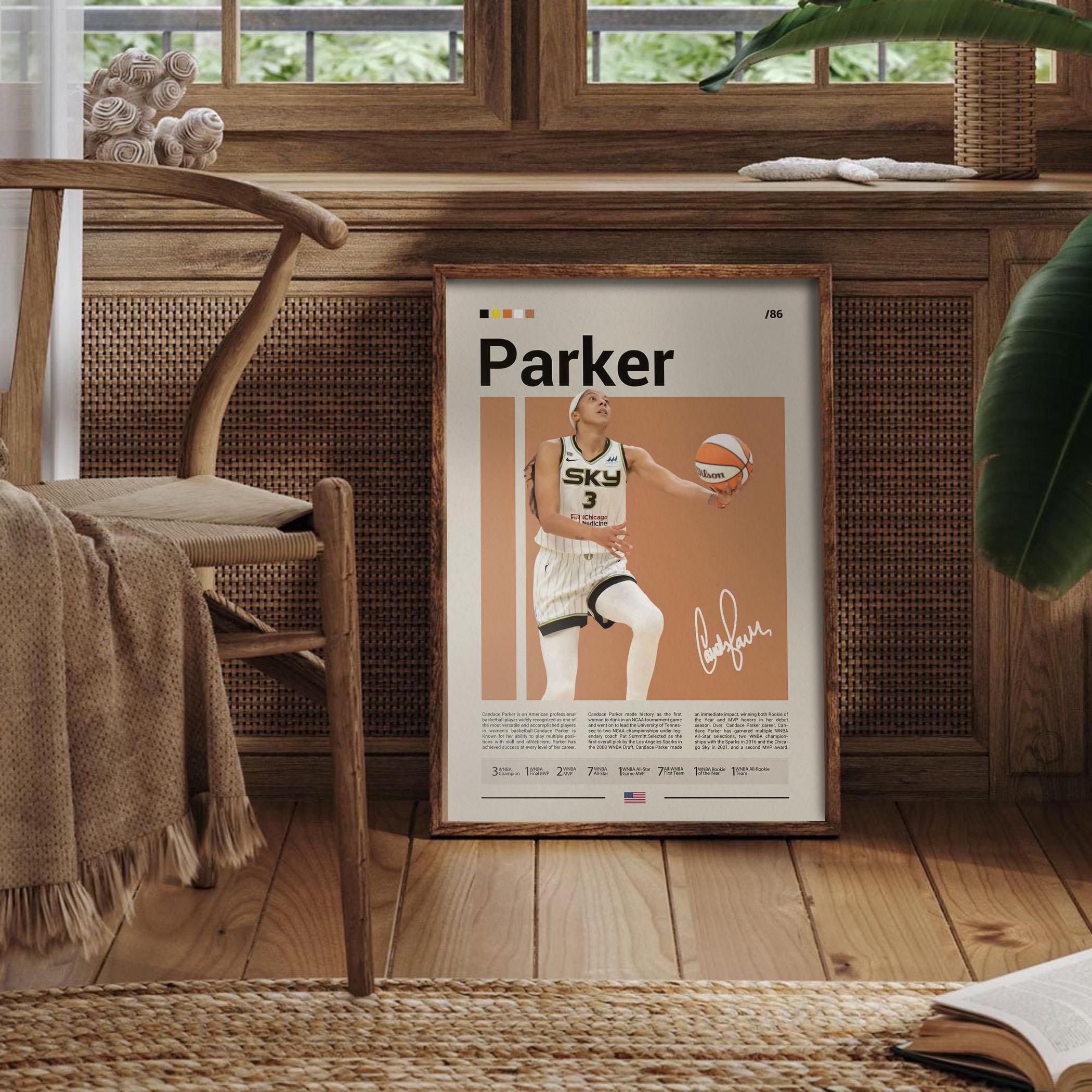 Minimalist Candace Parker LA Sparks Poster