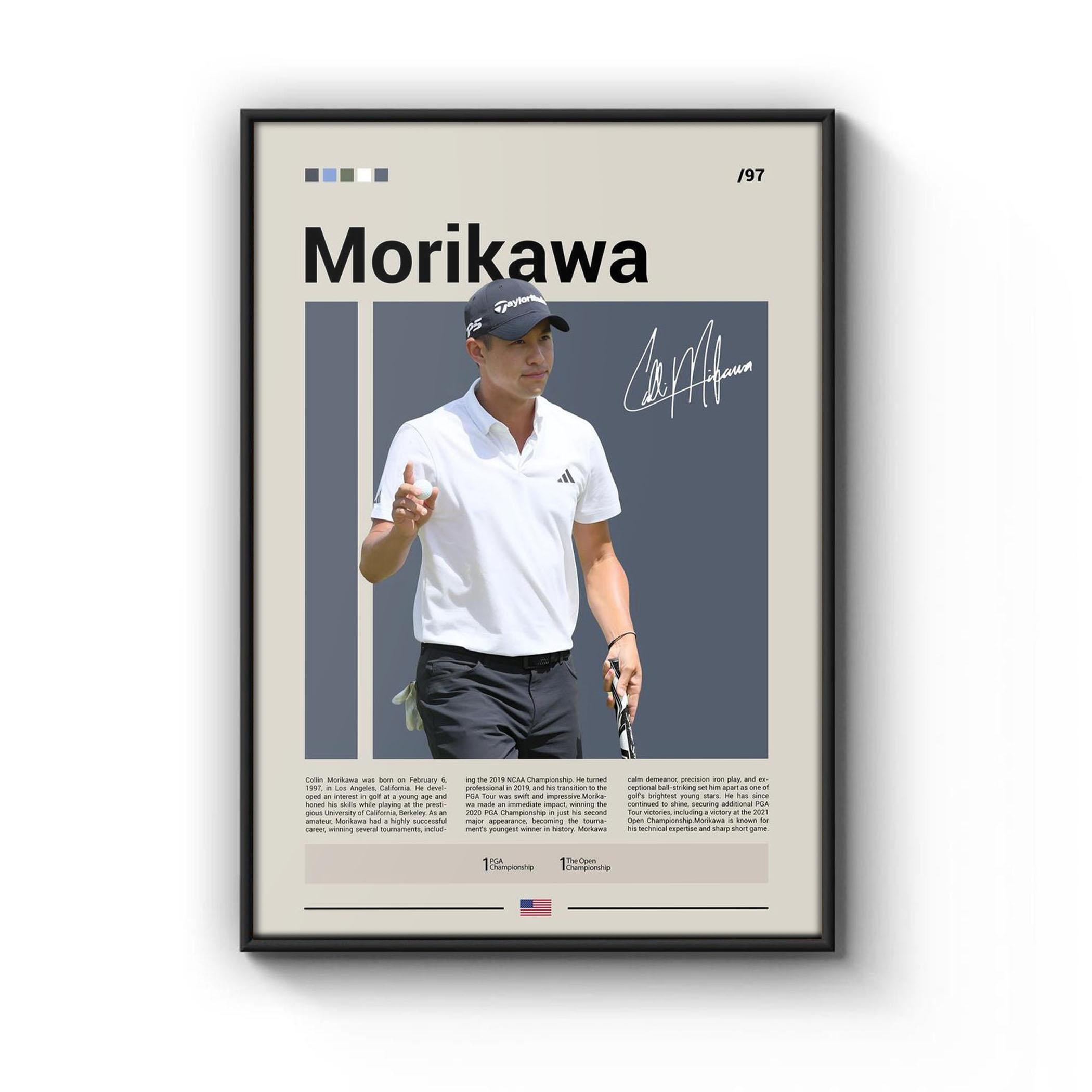 Minimalist Collin Morikawa Poster
