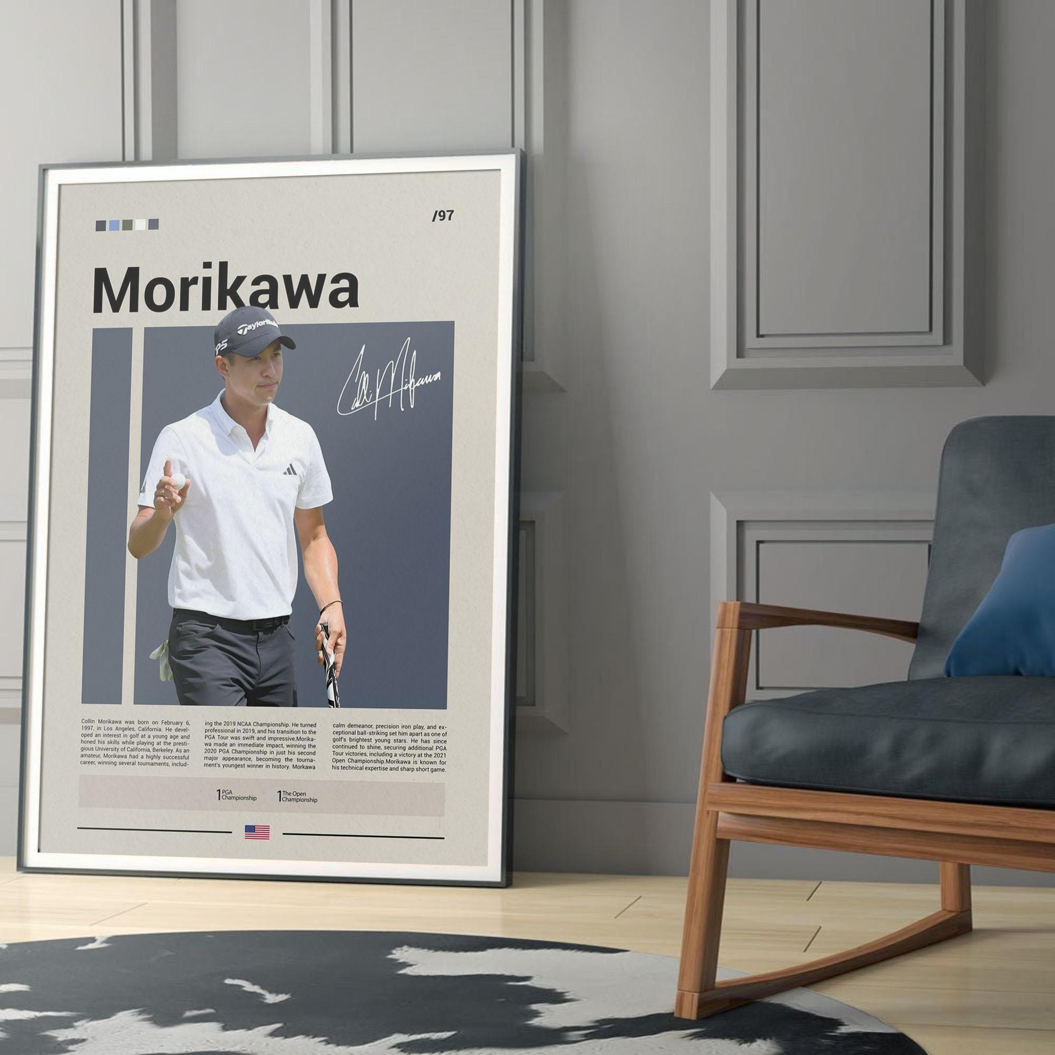 Minimalist Collin Morikawa Poster