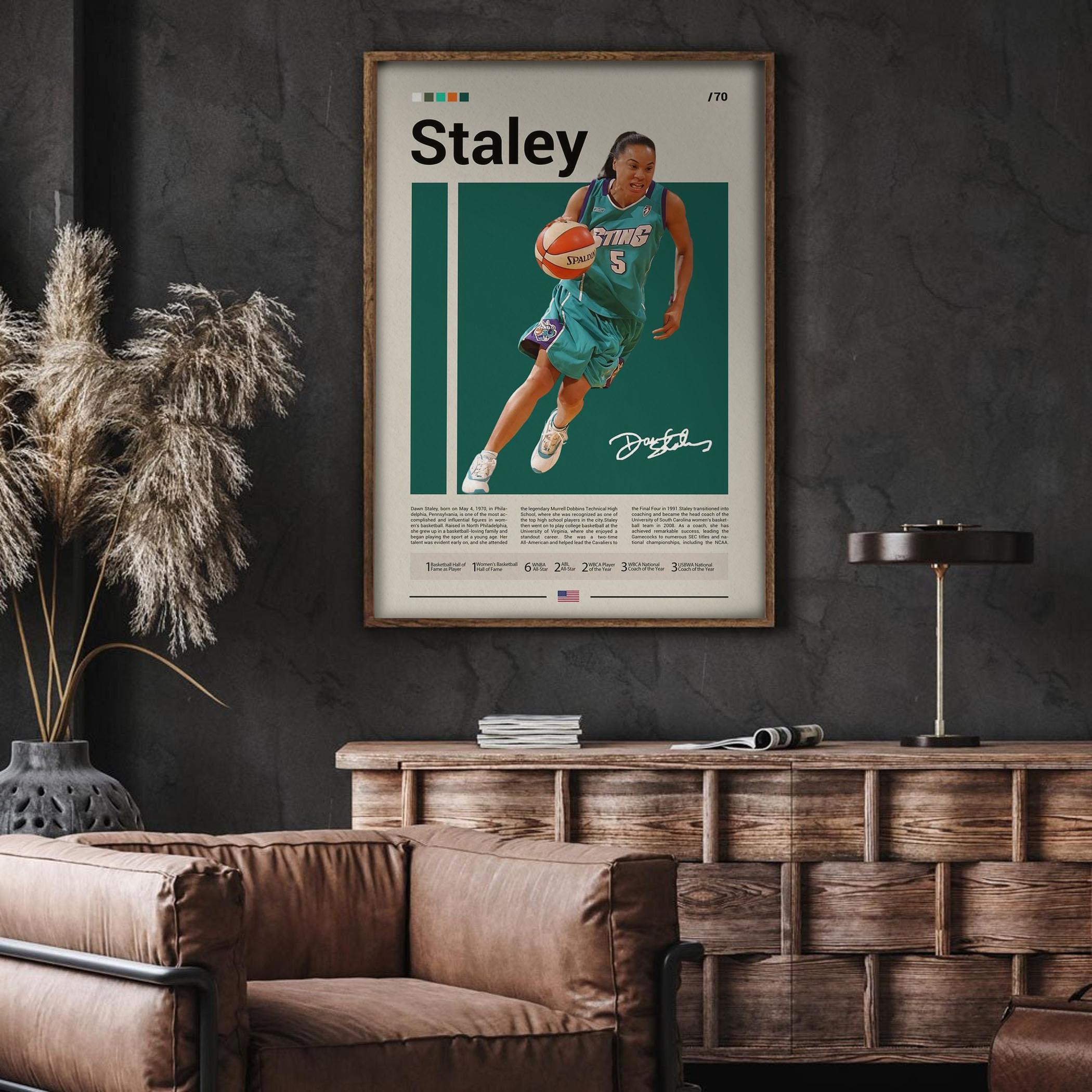Minimalist Dawn Staley Virginia Poster