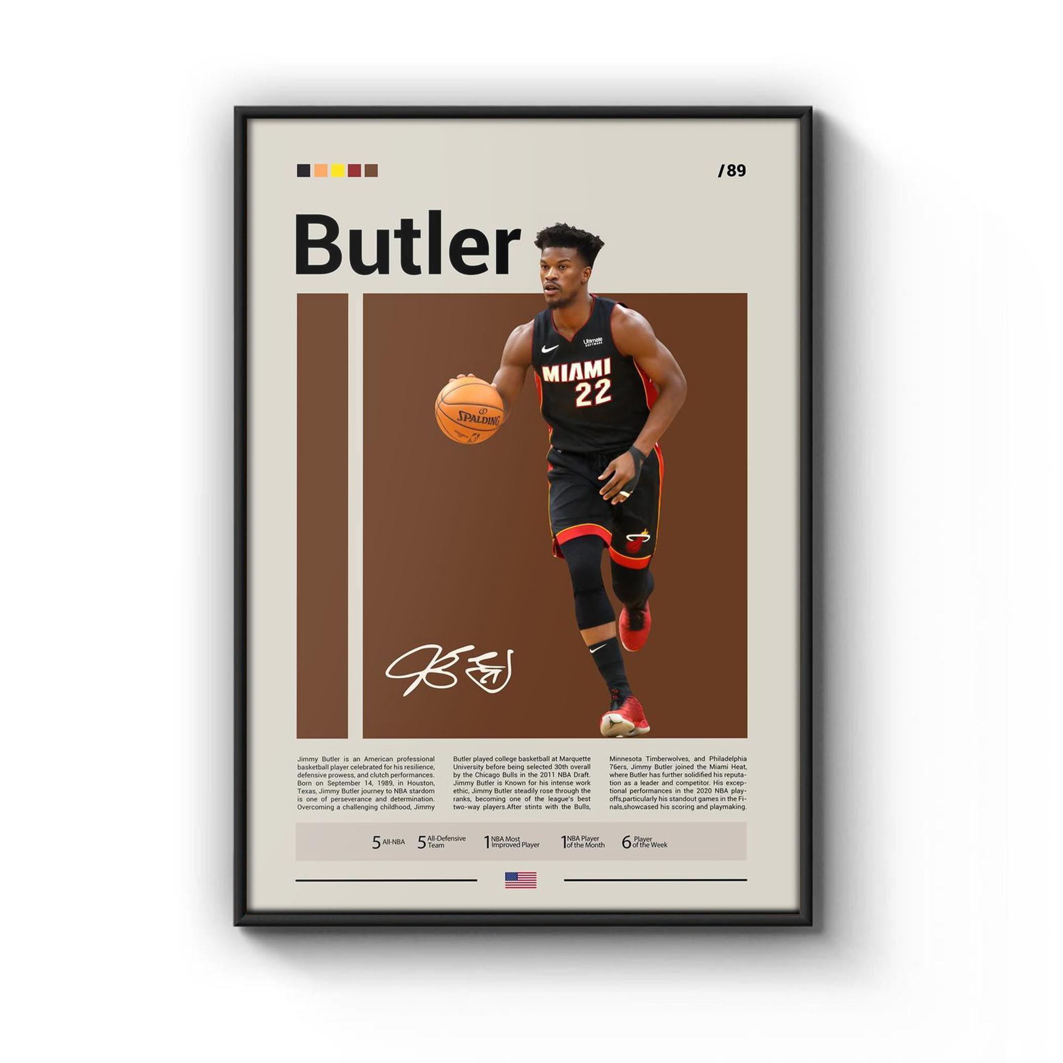 Minimalist Jimmy Butler Miami Heat Poster