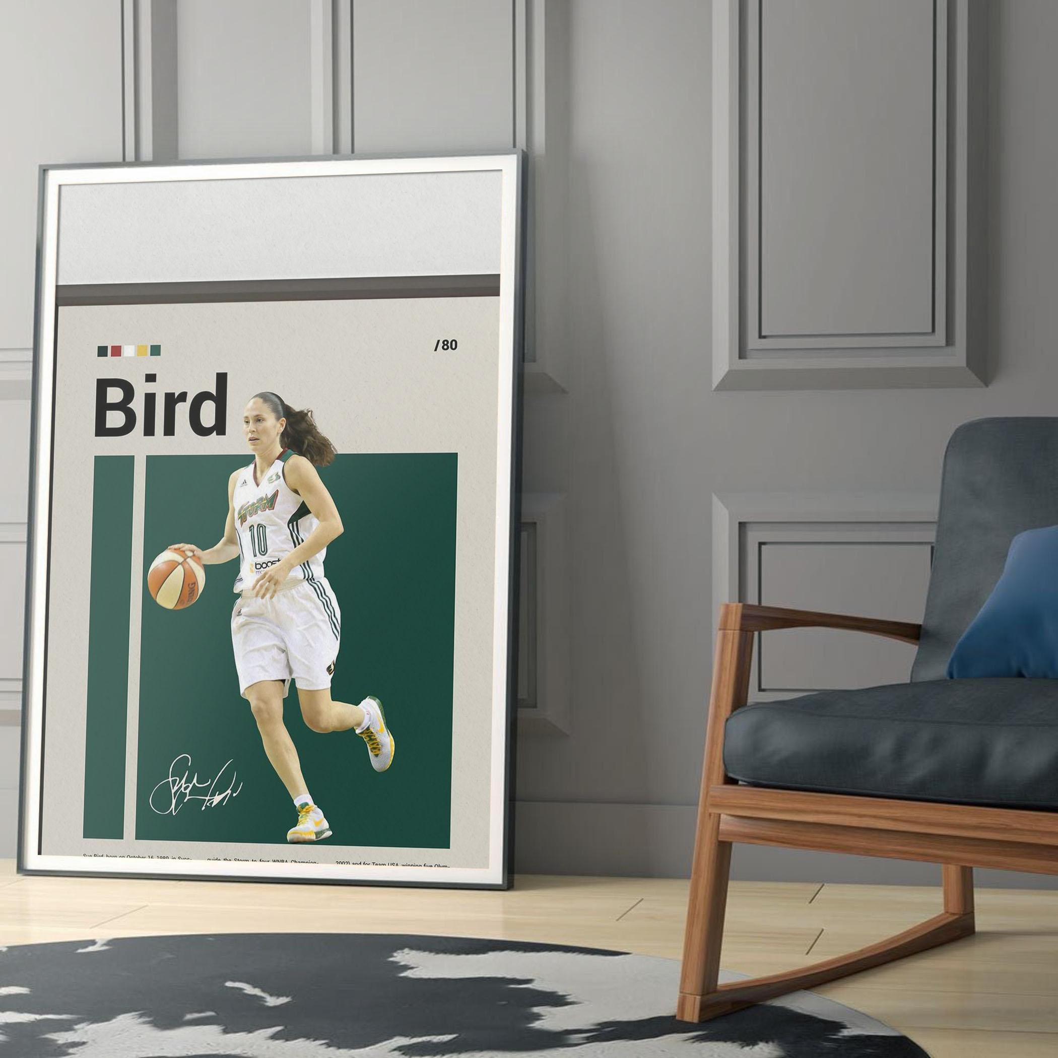 Minimalist Sue Bird Seattle Storm Poster