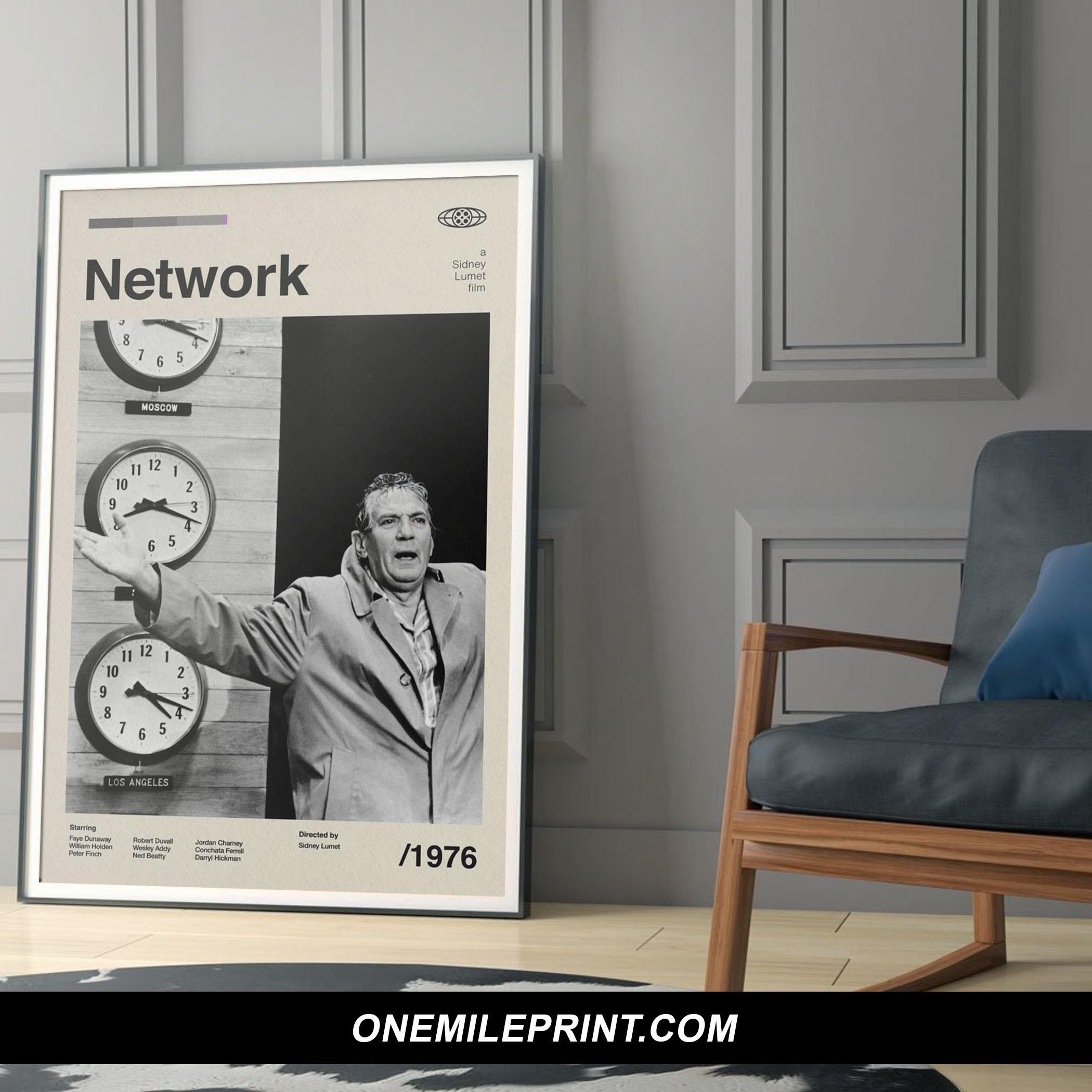 Midcentury Network Movie Poster