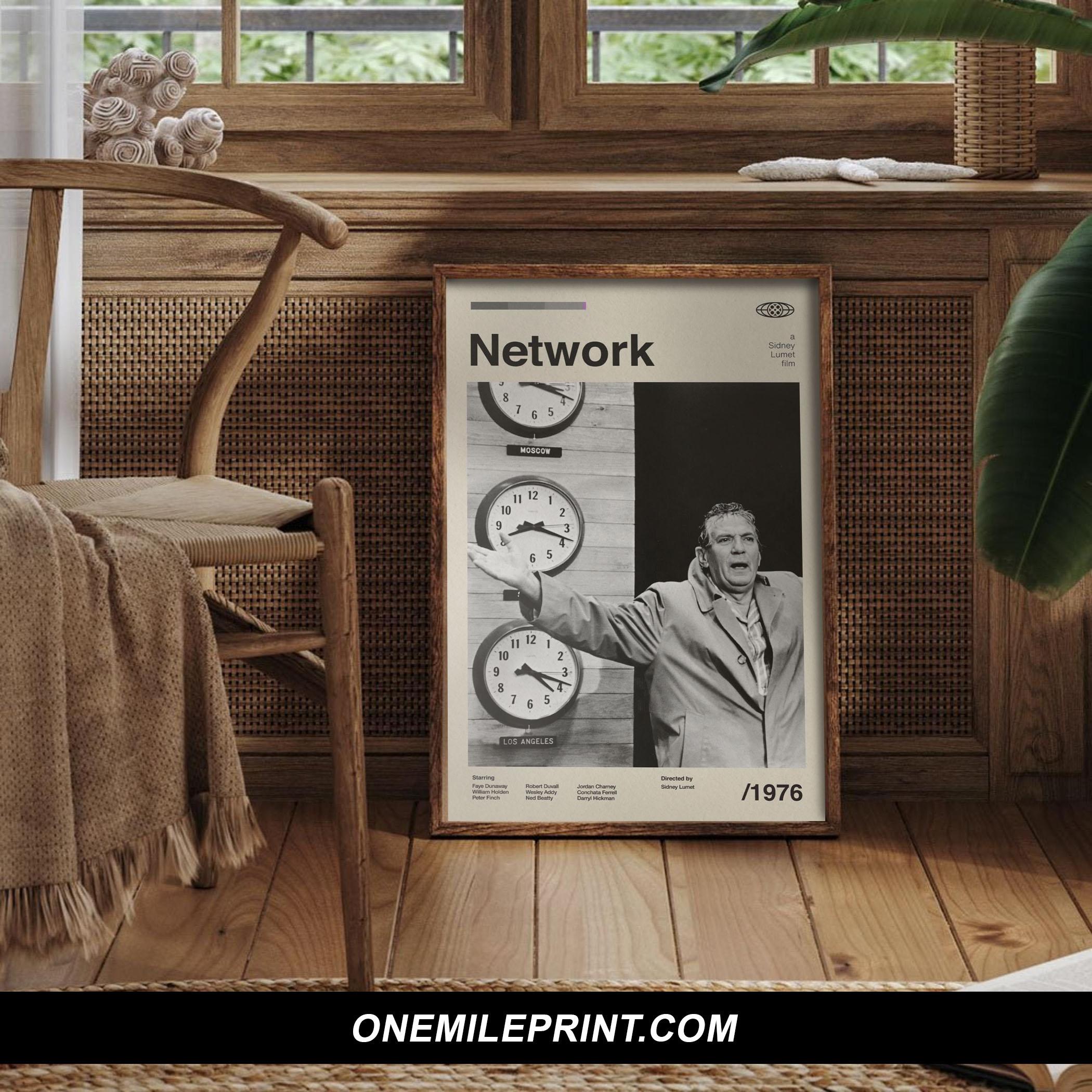 Midcentury Network Movie Poster