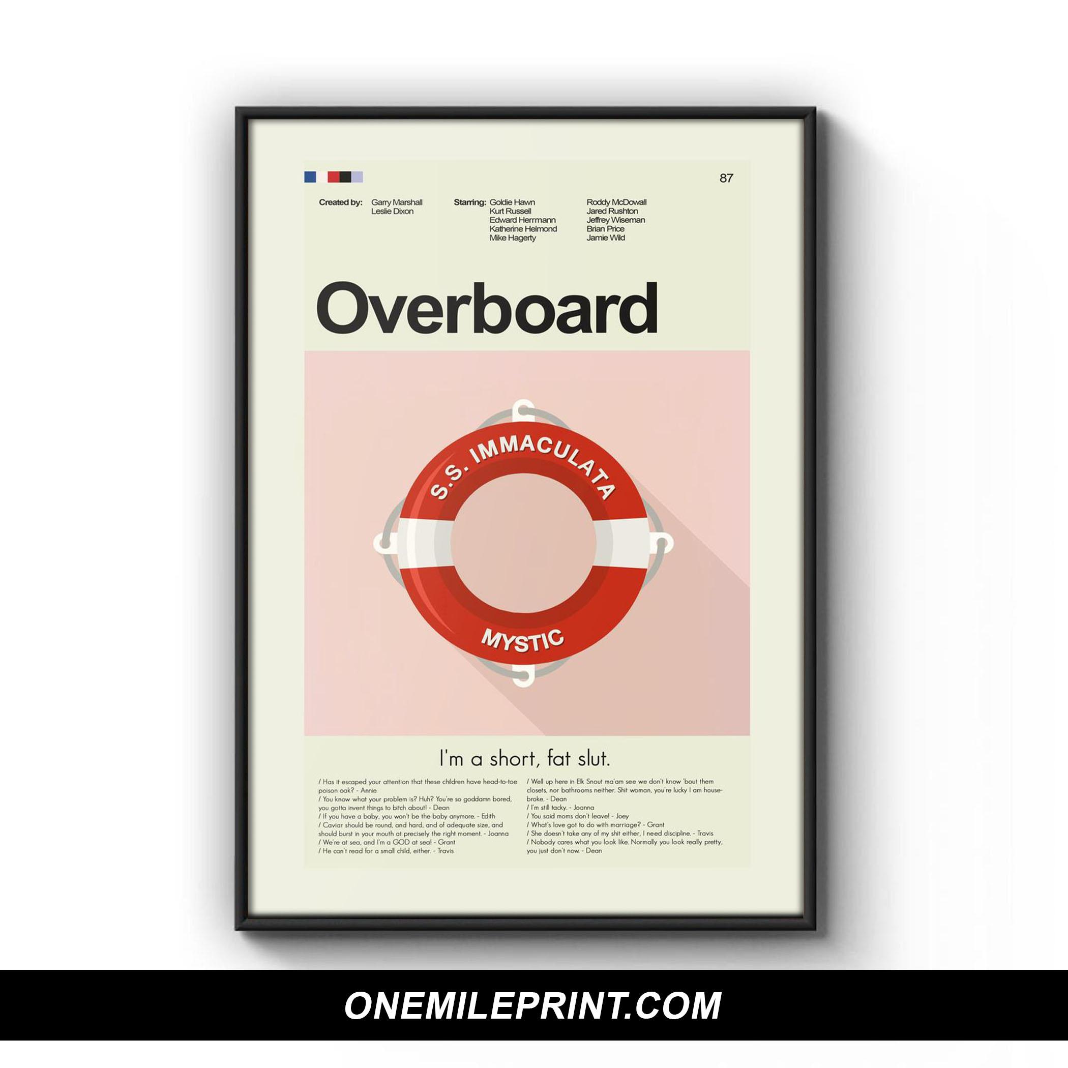 Mid Century Modern Overboard Movie Poster