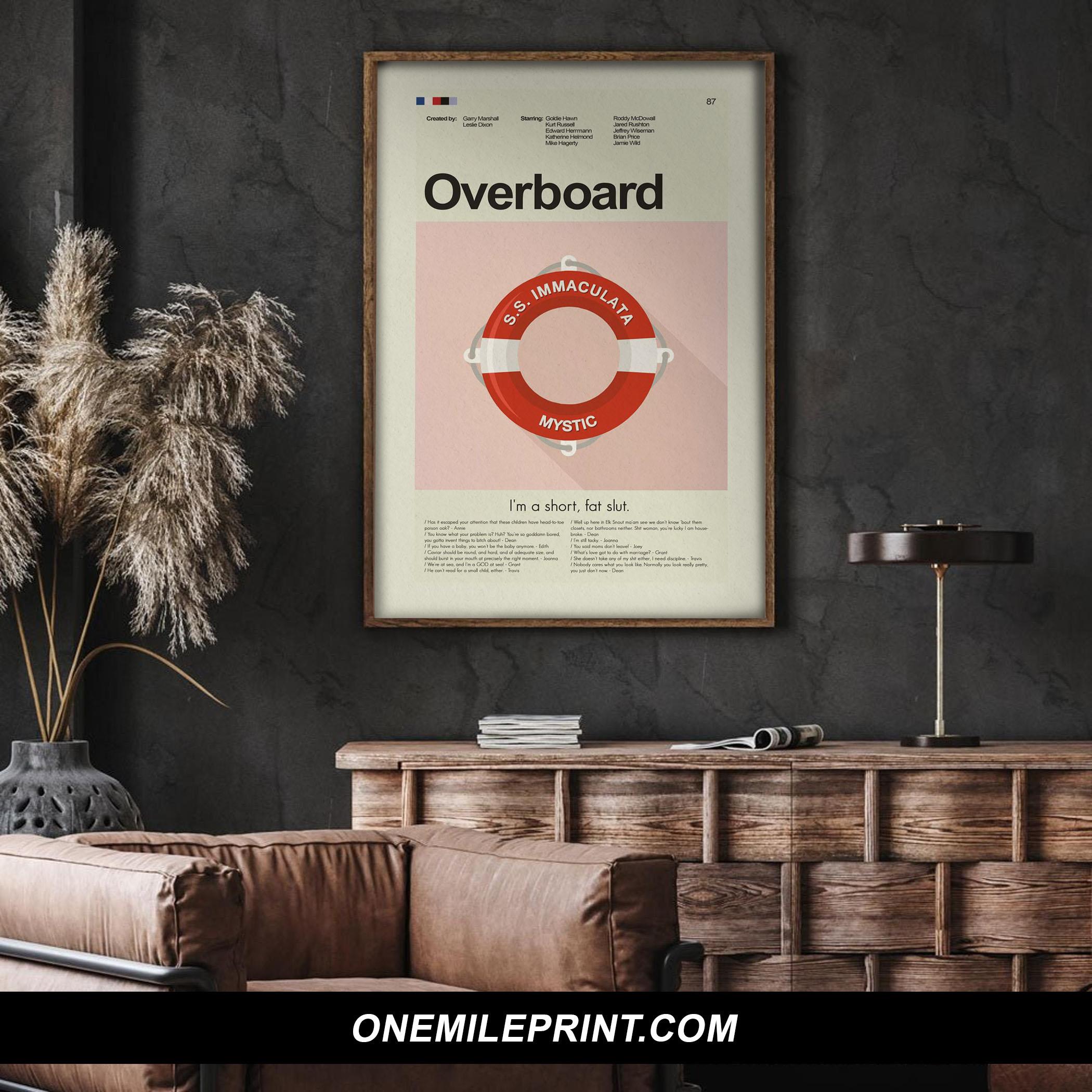 Mid Century Modern Overboard Movie Poster