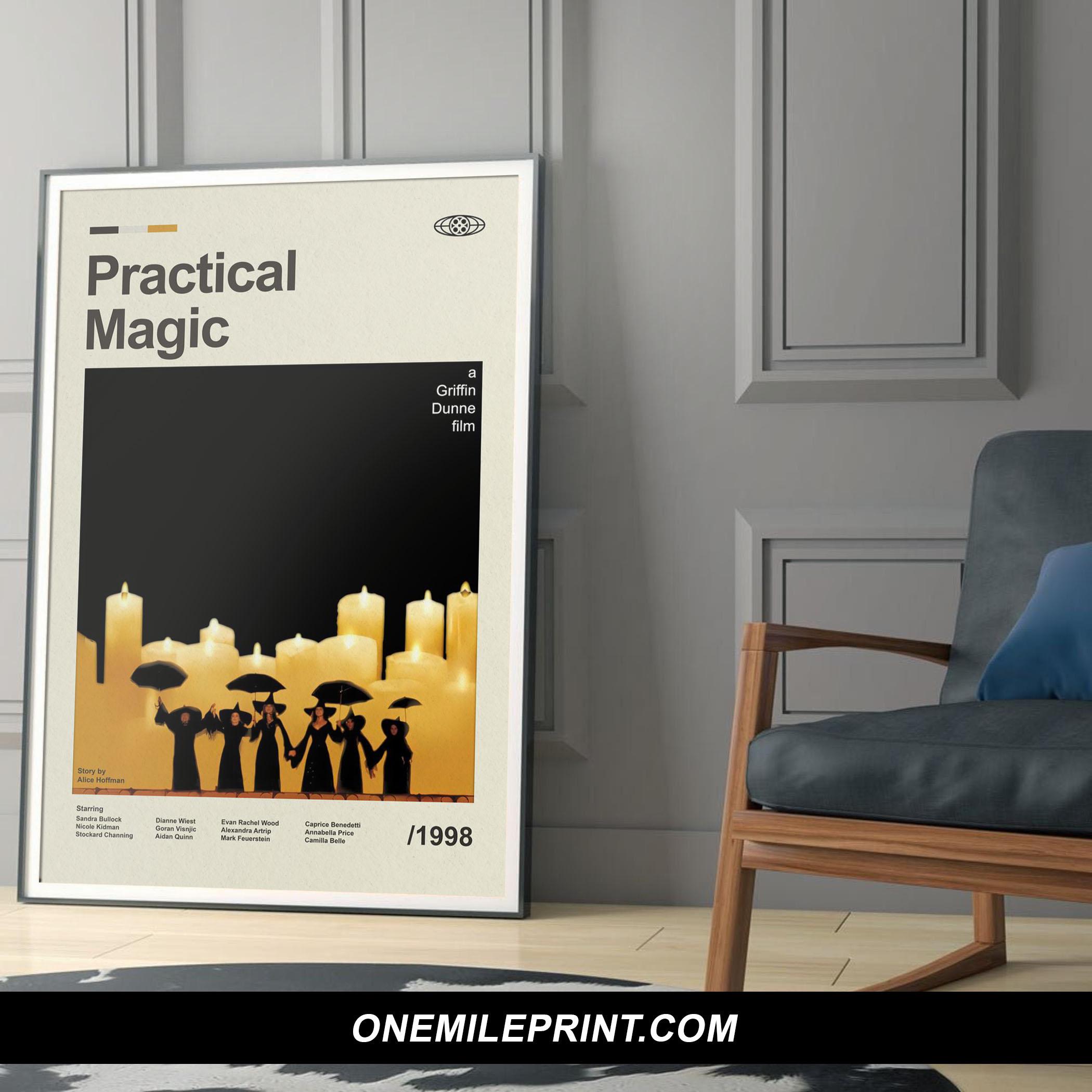 Mid Century Practical Magic Movie Poster