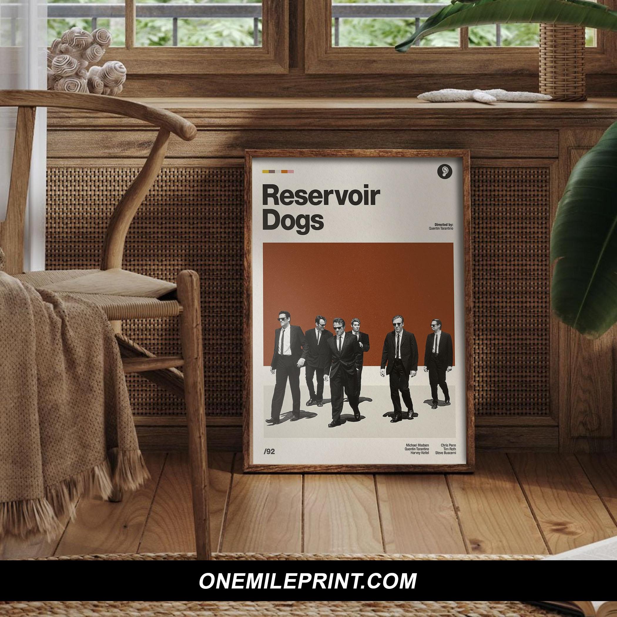 Retro Modern Reservoir Dogs Movie Poster