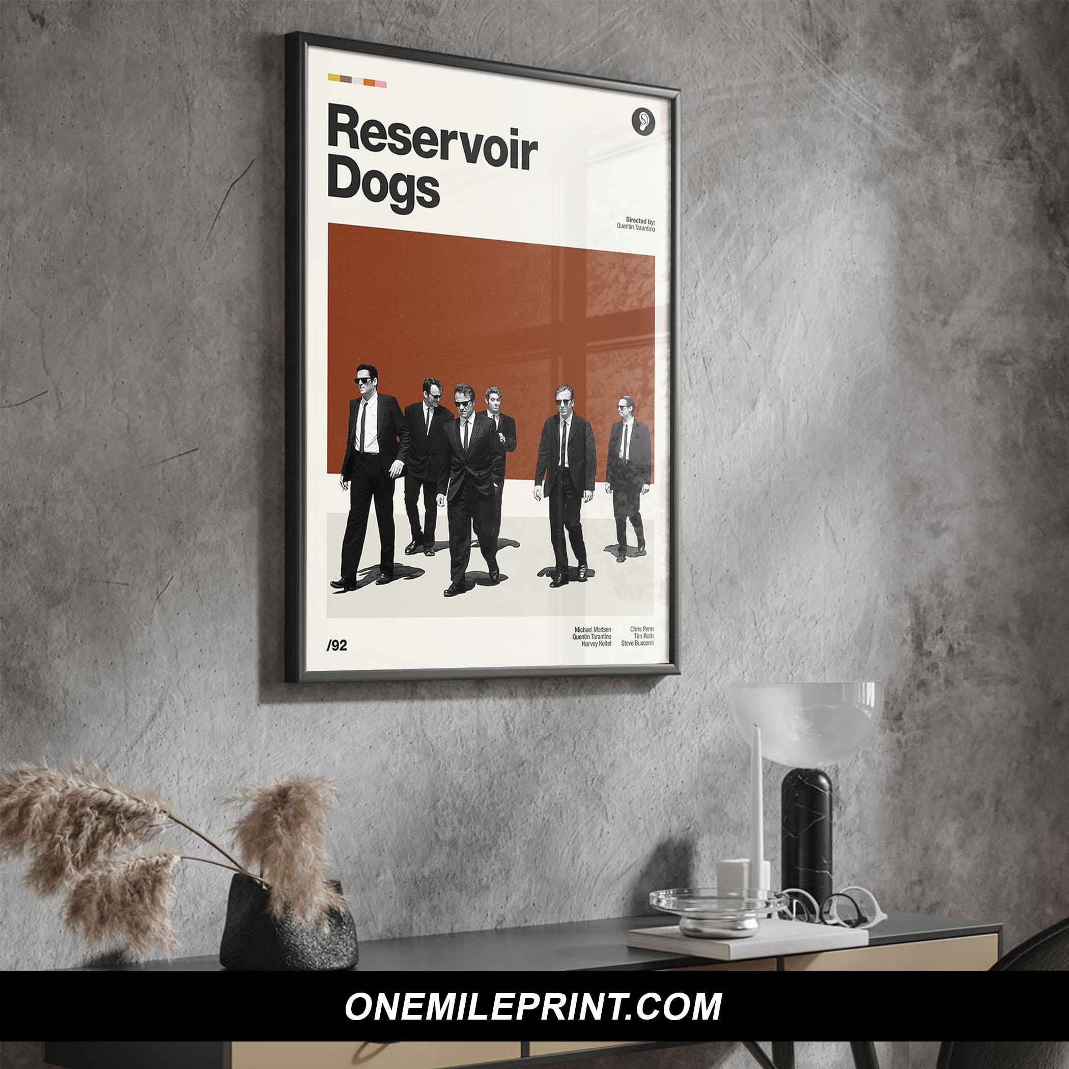 Retro Modern Reservoir Dogs Movie Poster