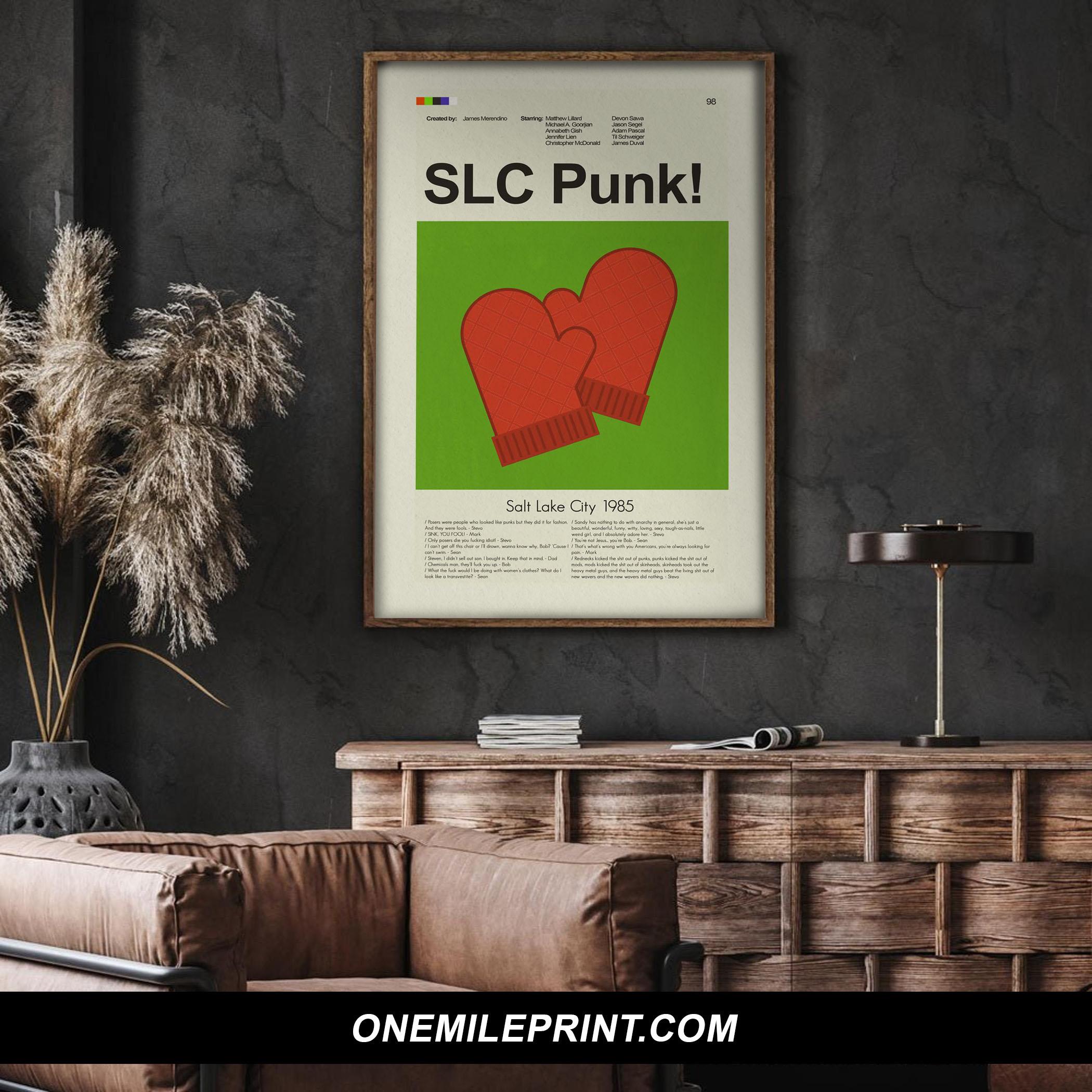 Mid Century Modern SLC Punk Movie Poster