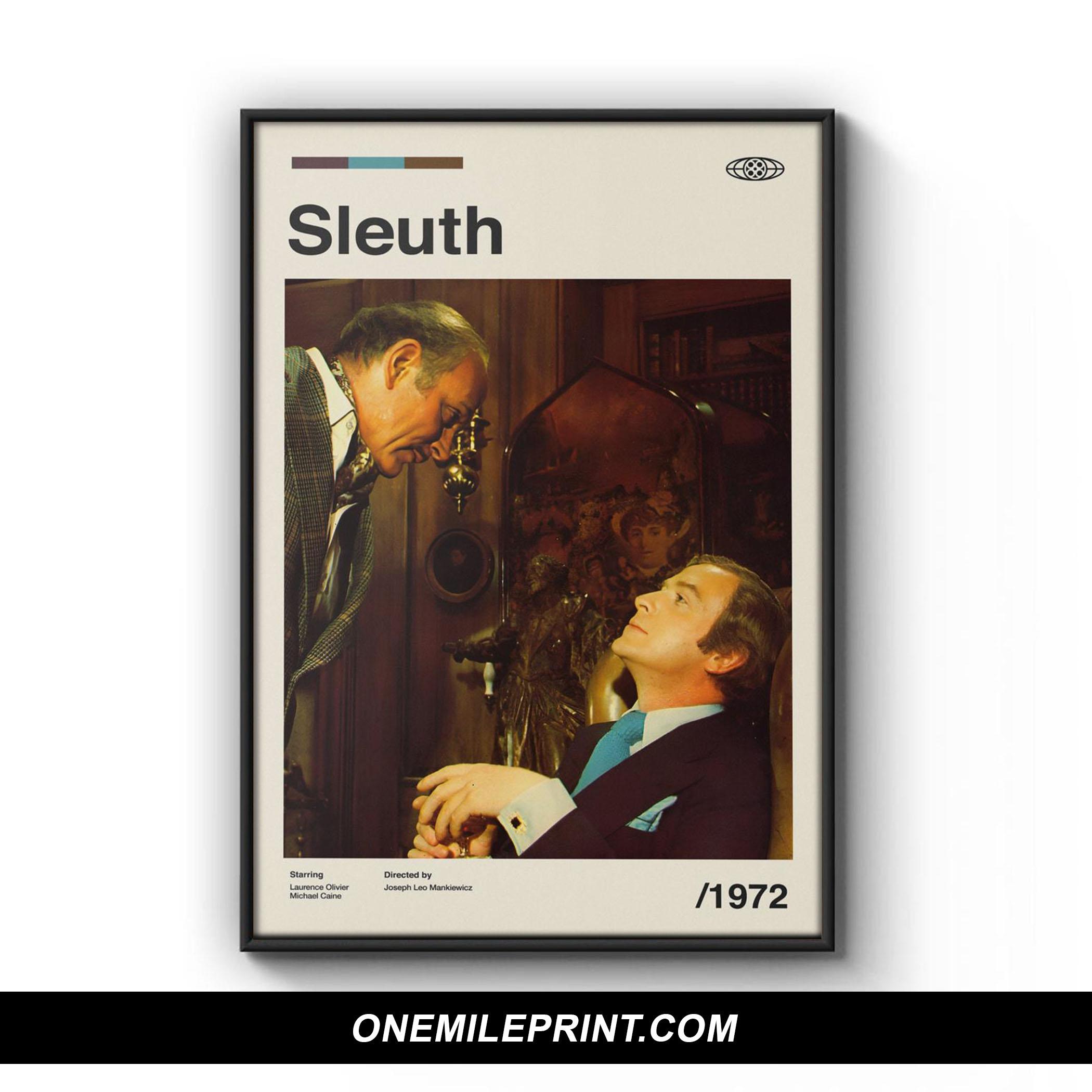 Midcentury Sleuth Movie Poster