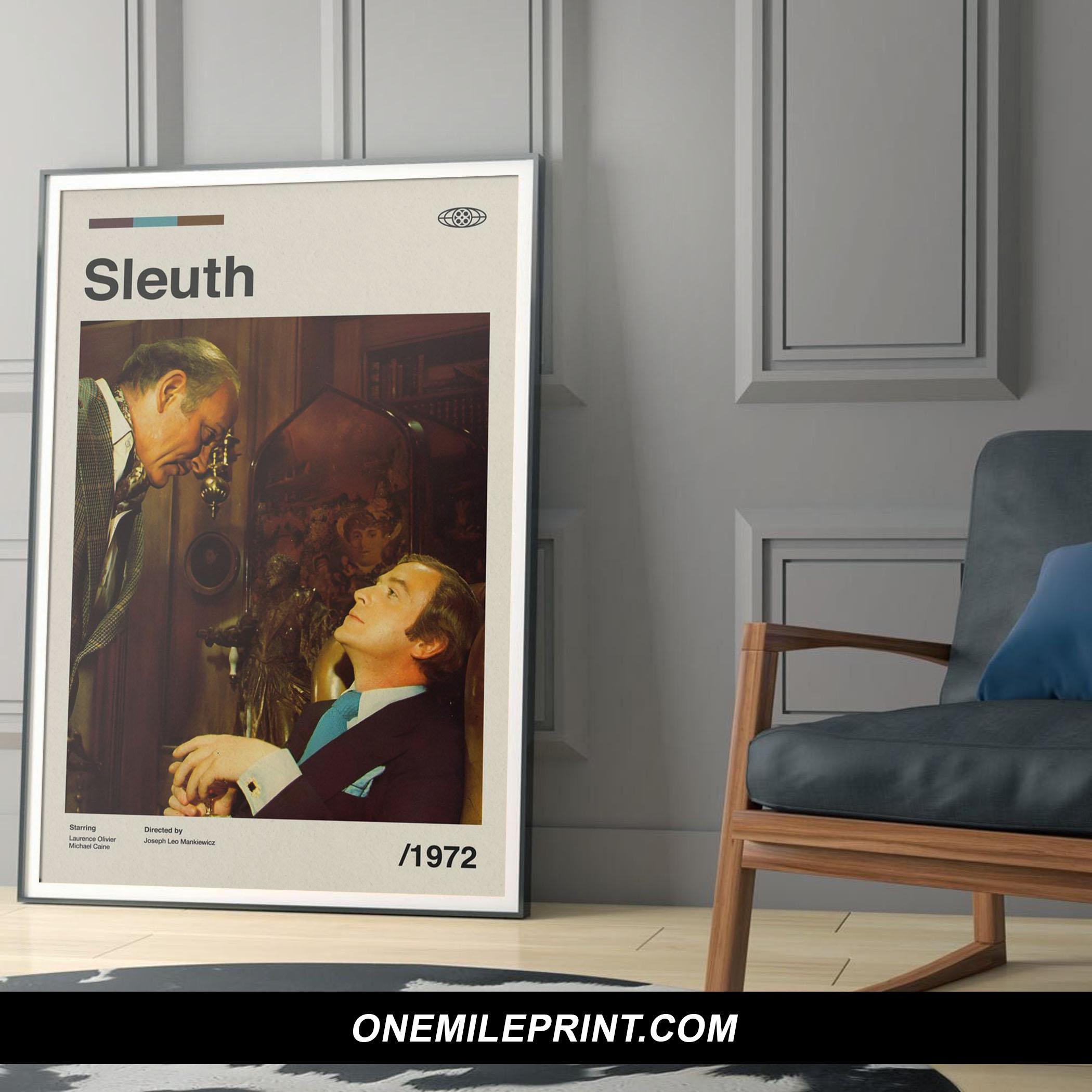 Midcentury Sleuth Movie Poster