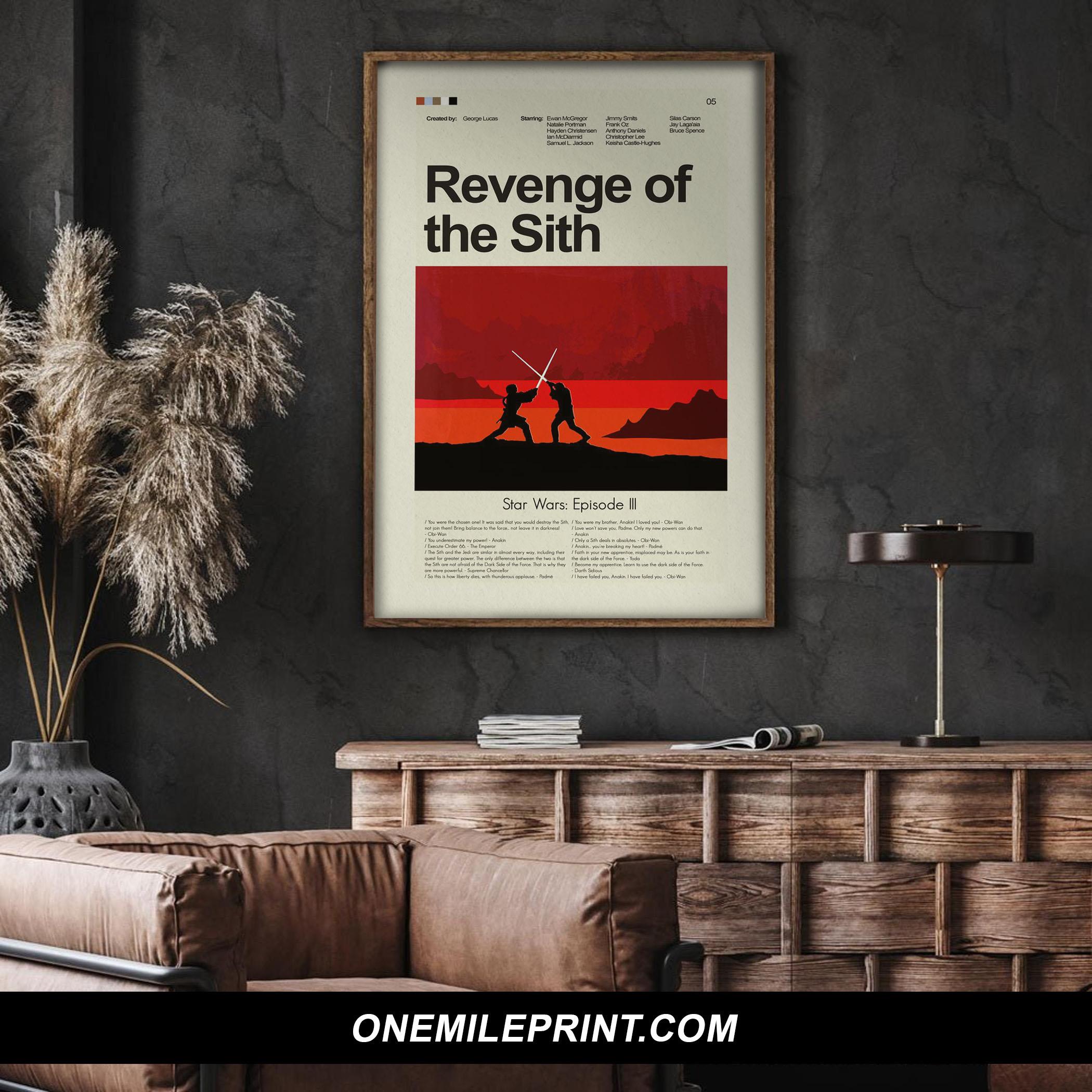 Mid Century Modern Star Wars: Episode III - Revenge of the Sith Movie ...