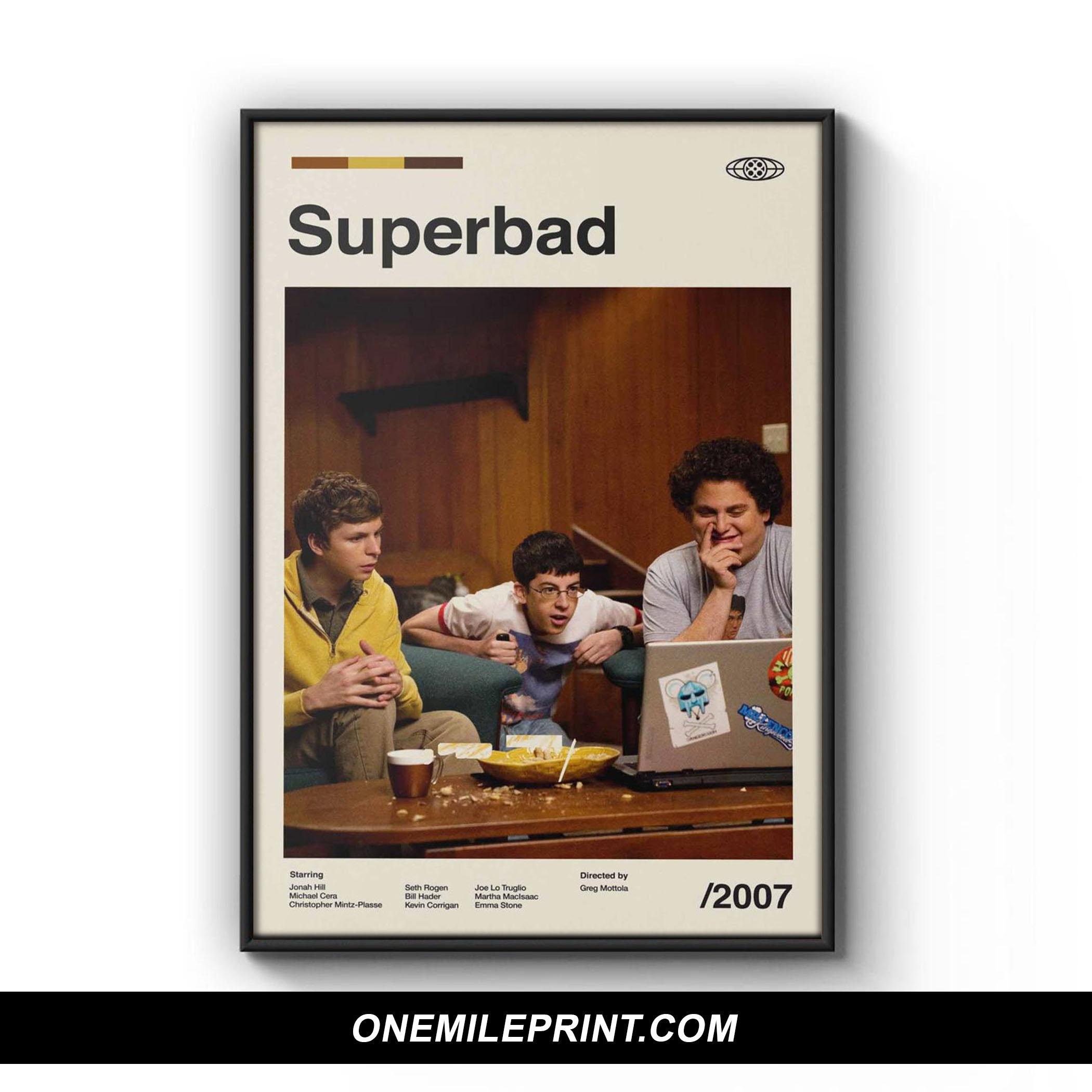 Midcentury Superbad Movie Poster