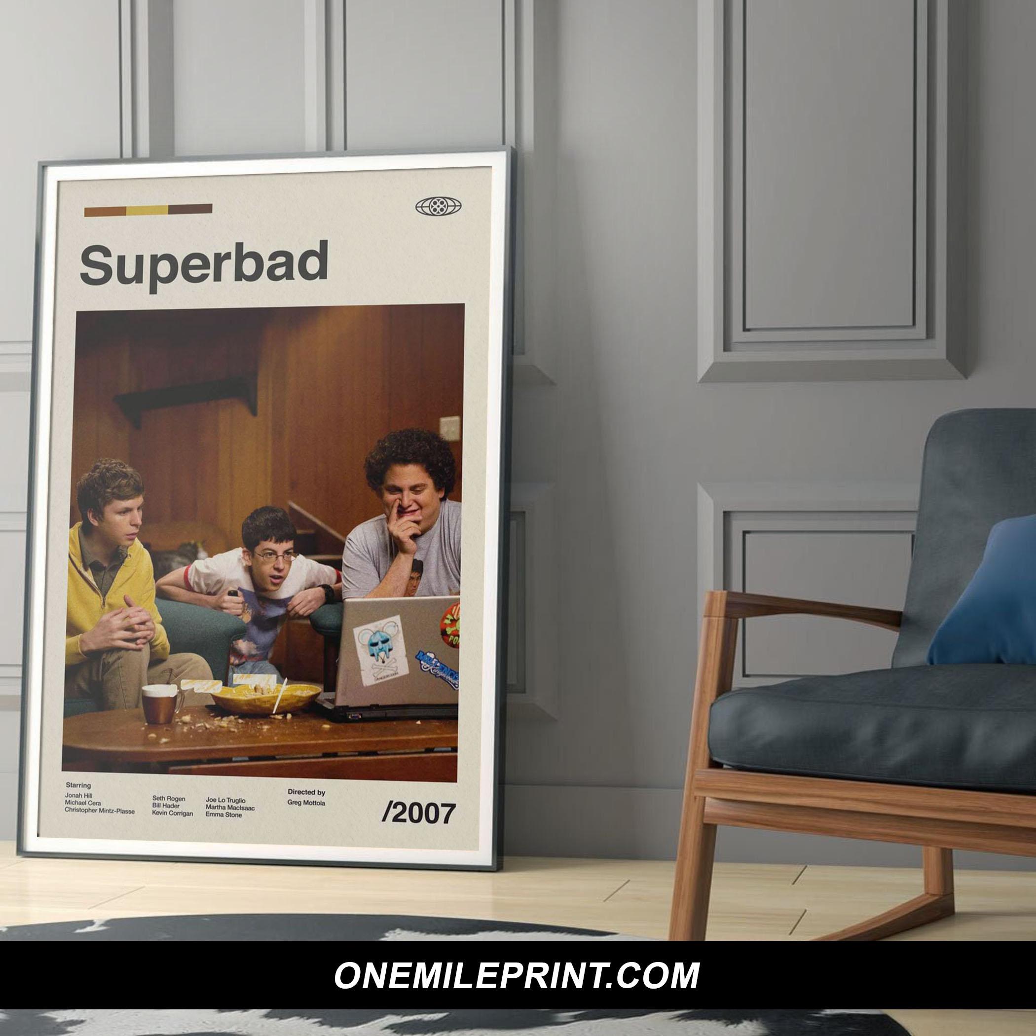 Midcentury Superbad Movie Poster