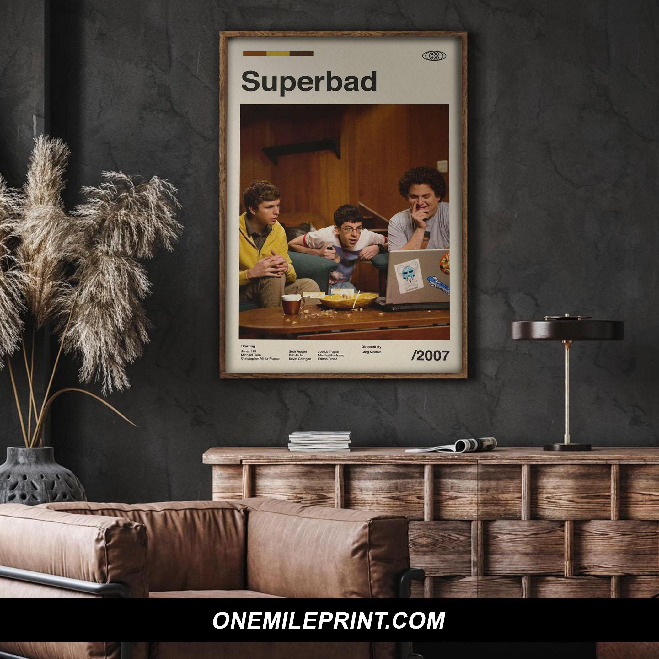 Midcentury Superbad Movie Poster
