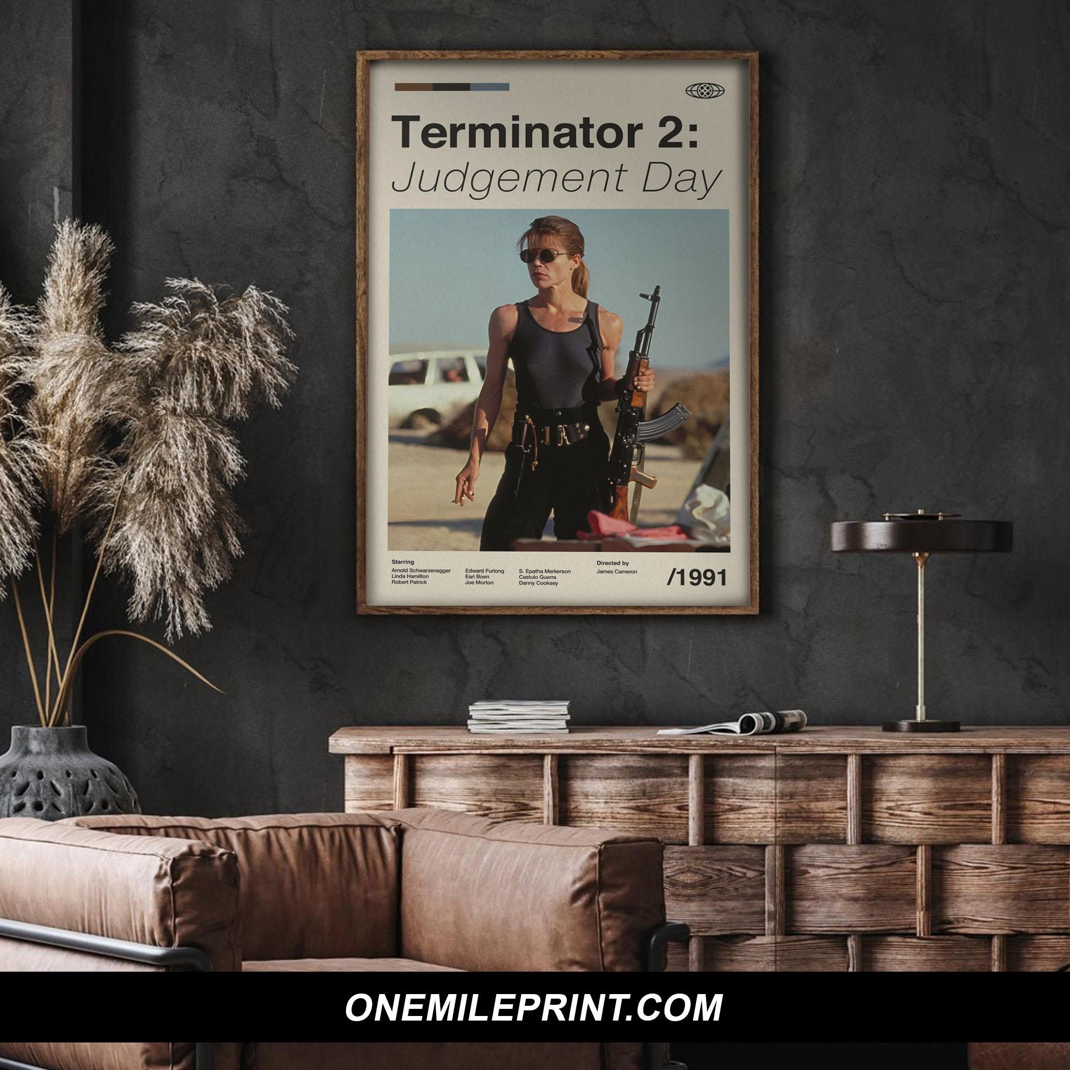 Midcentury Terminator 2: Judgment Day Movie Poster
