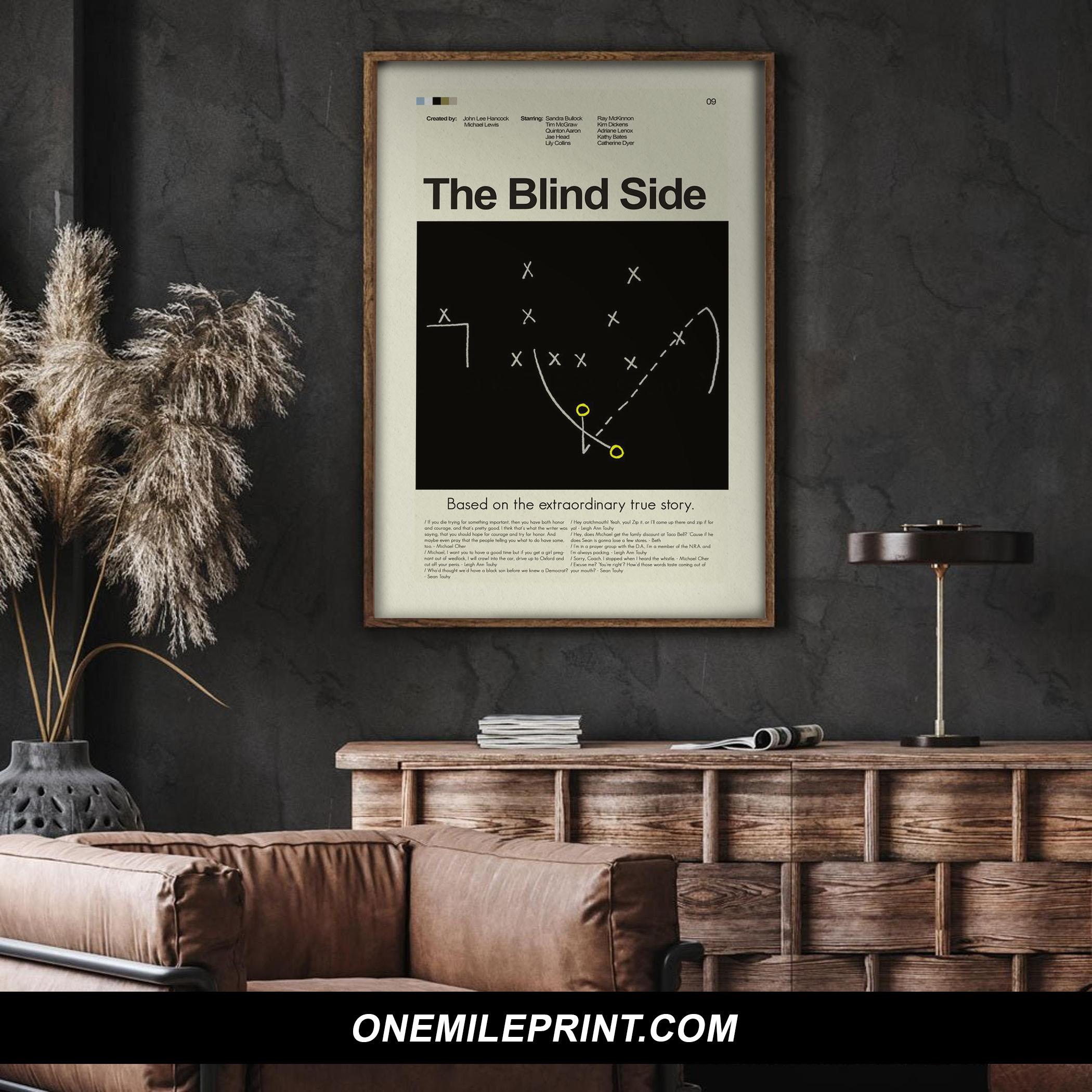 Mid Century Modern The Blind Side Movie Poster
