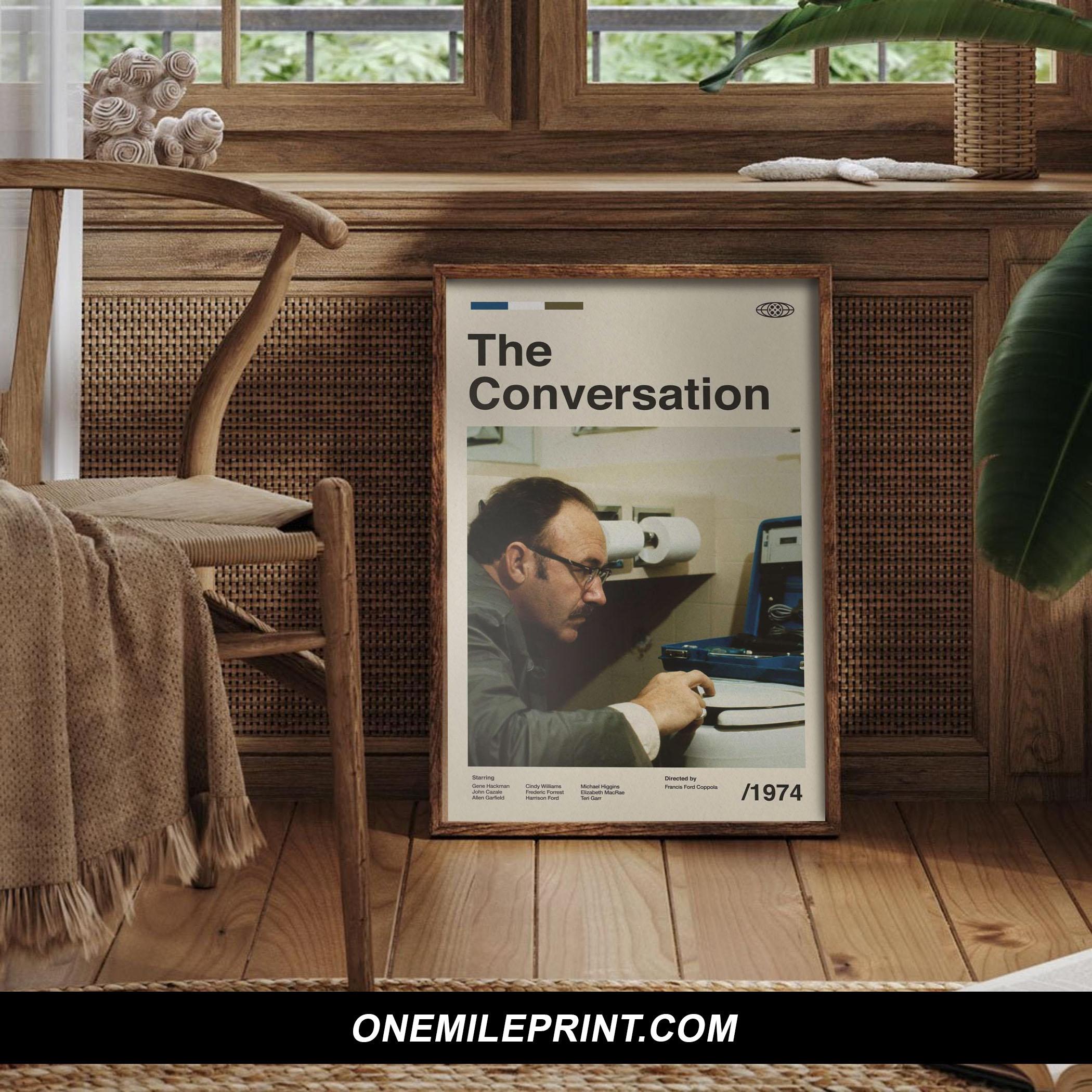 Midcentury The Conversation Movie Poster