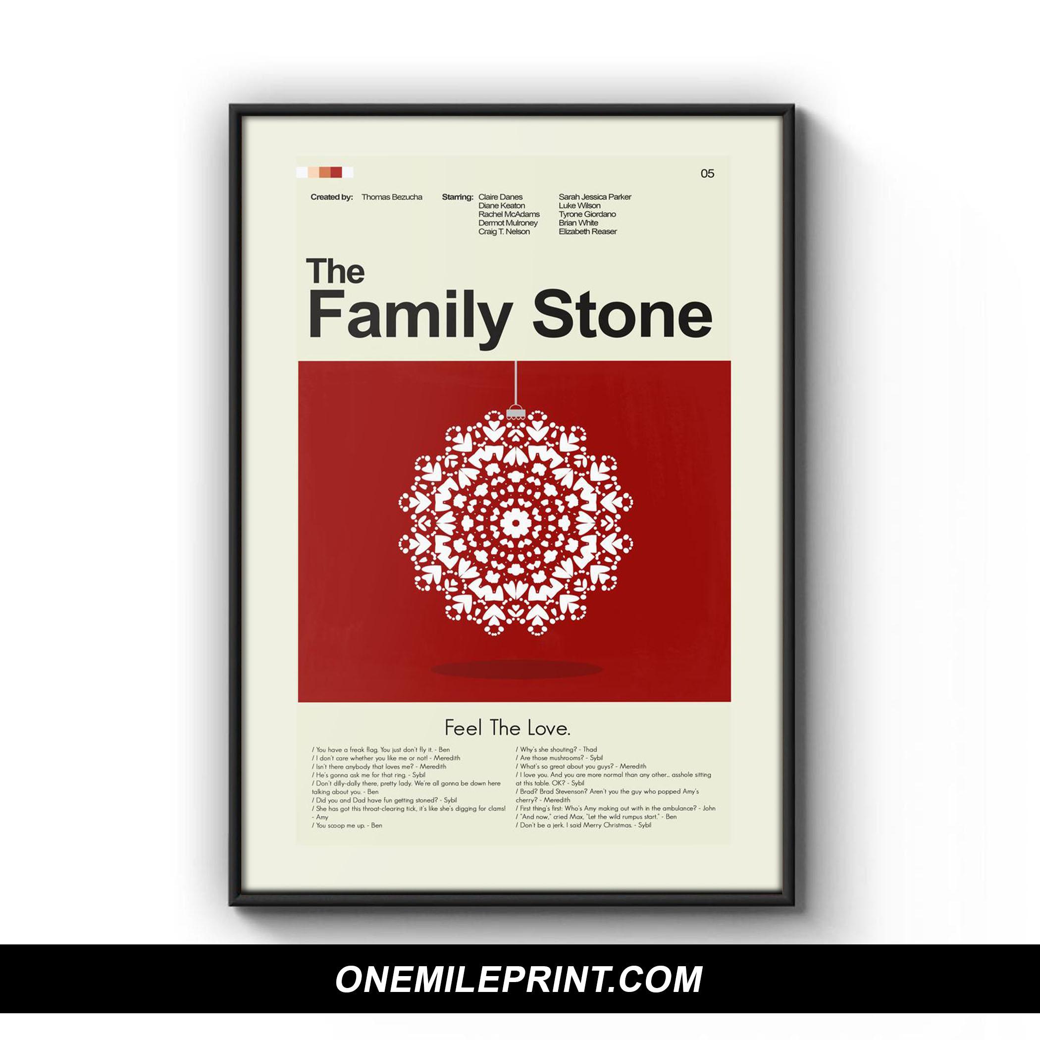 Mid Century Modern The Family Stone Movie Poster
