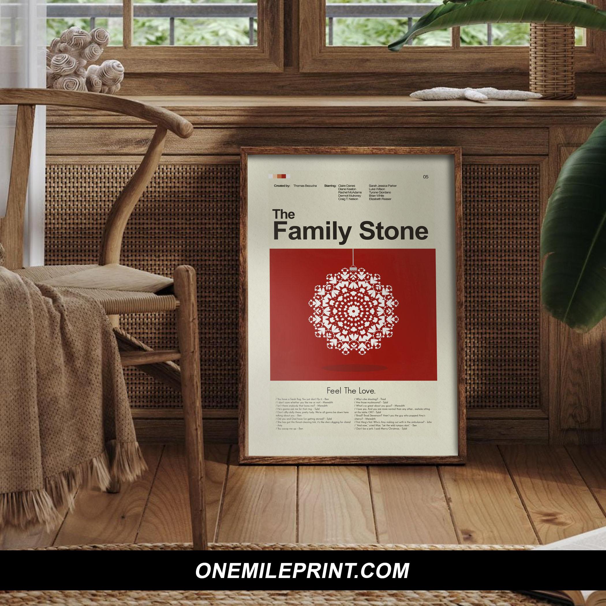 Mid Century Modern The Family Stone Movie Poster