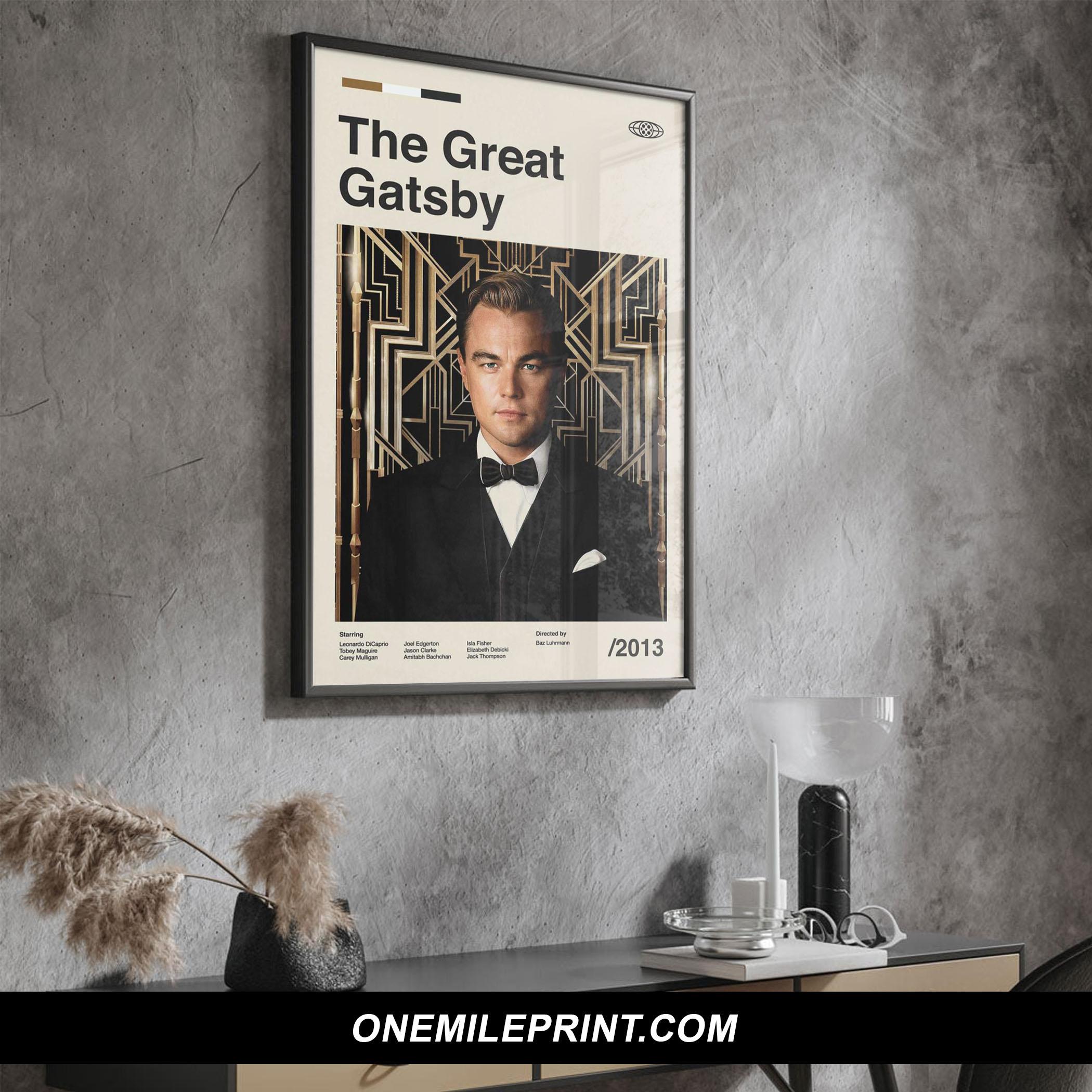 Midcentury The Great Gatsby Movie Poster