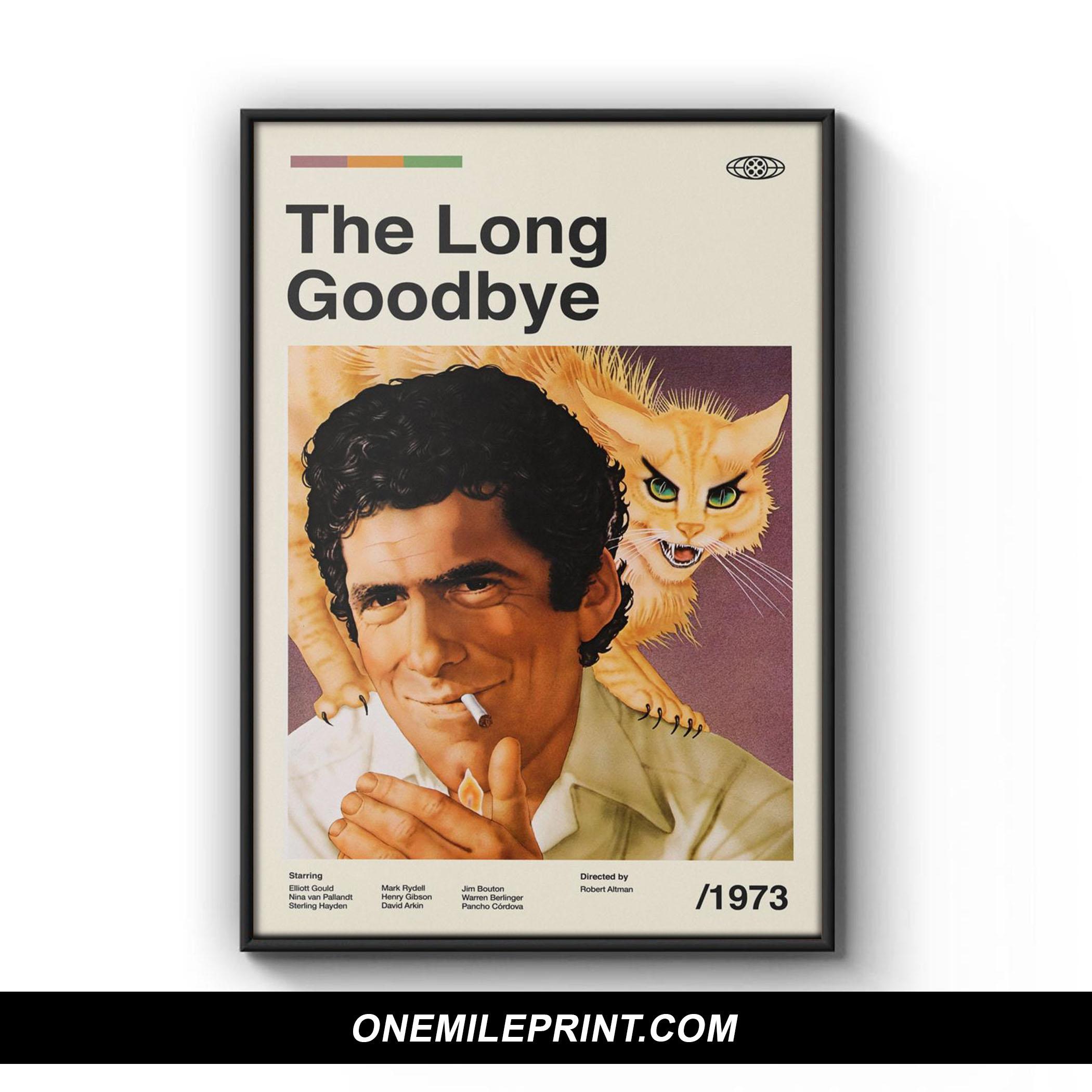 Midcentury The Long Goodbye Movie Poster