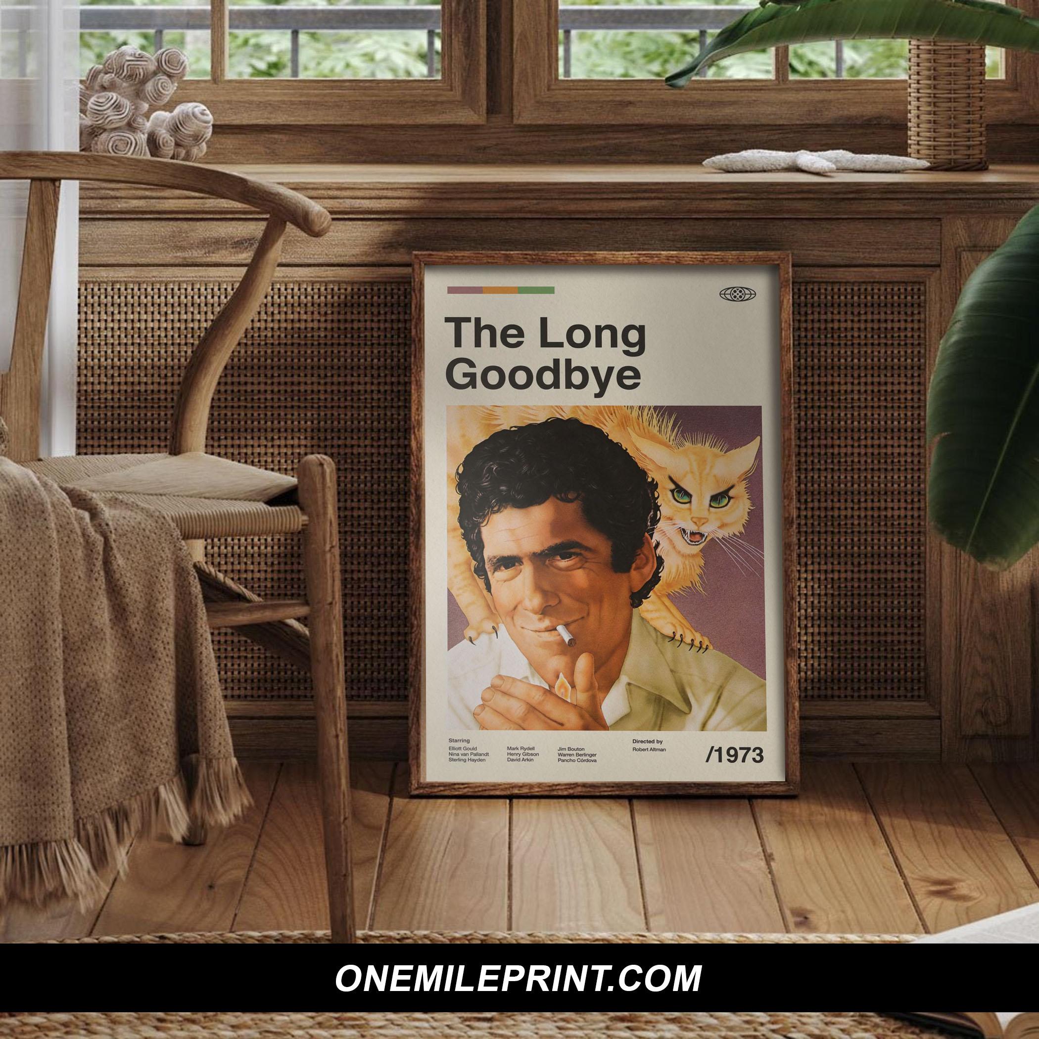 Midcentury The Long Goodbye Movie Poster