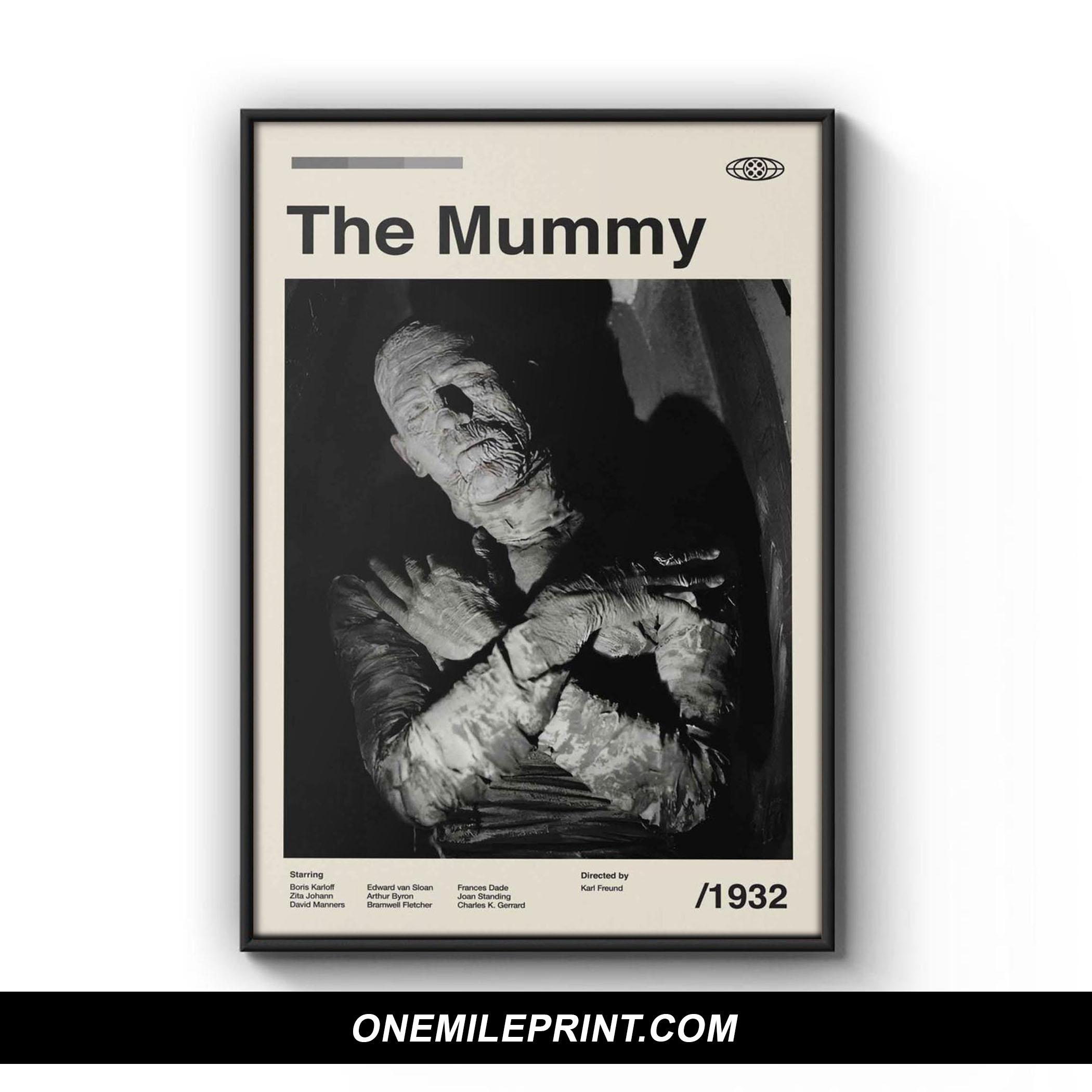 Midcentury The Mummy Movie Poster