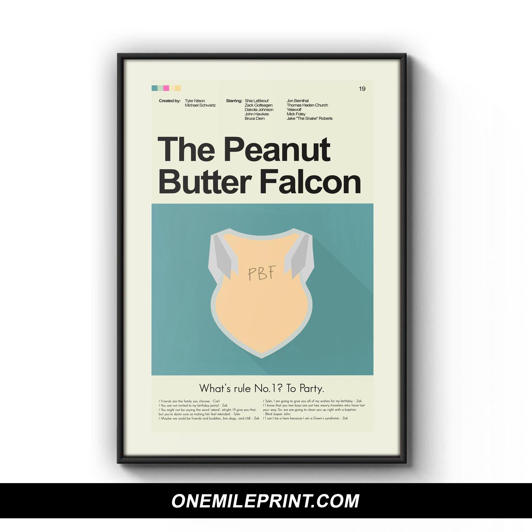Mid Century Modern The Peanut Butter Falcon Movie Poster